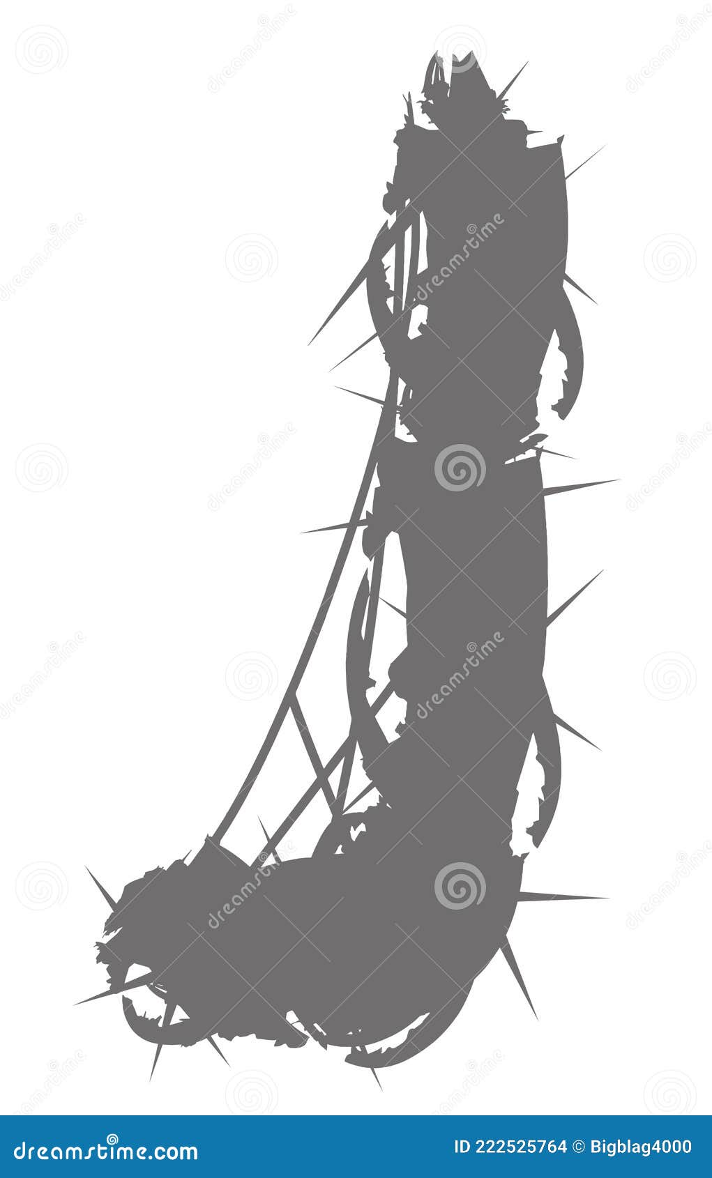 Torned Vector Letter.Art Font. Stock Vector - Illustration of graphic ...