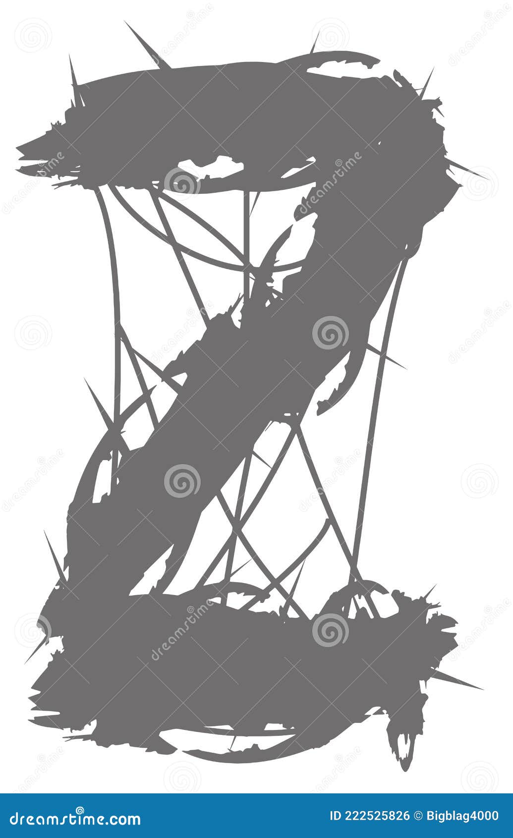 Torned Vector Letter.Art Font. | CartoonDealer.com #222525826