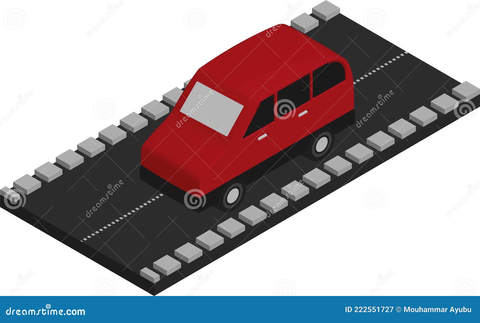Isometric Car Vector Design Illustration Stock Vector - Illustration of ...