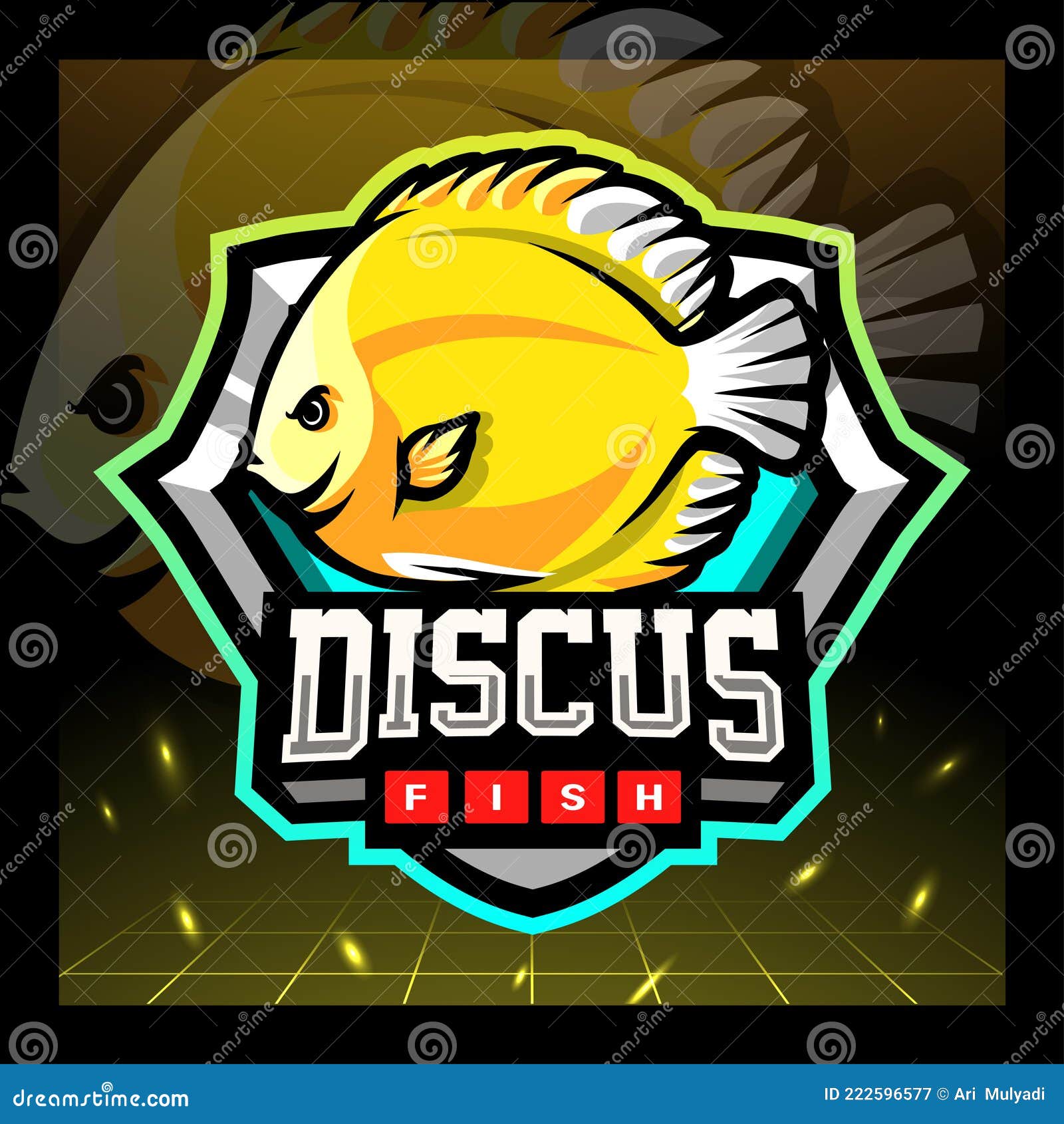 Discus Logo Vector Outline Silhouette Art Icon | CartoonDealer.com ...