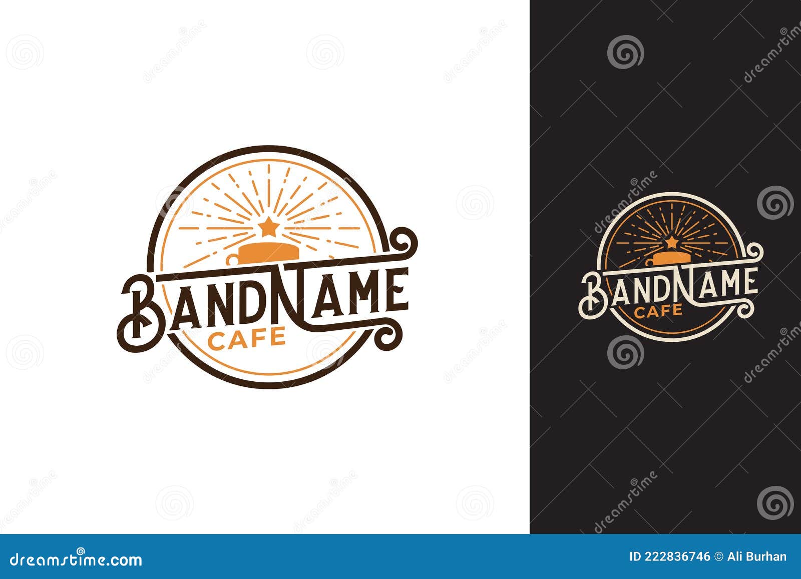 Morning Cafe Logo Vector Graphics 3 Stock Vector - Illustration of icon ...