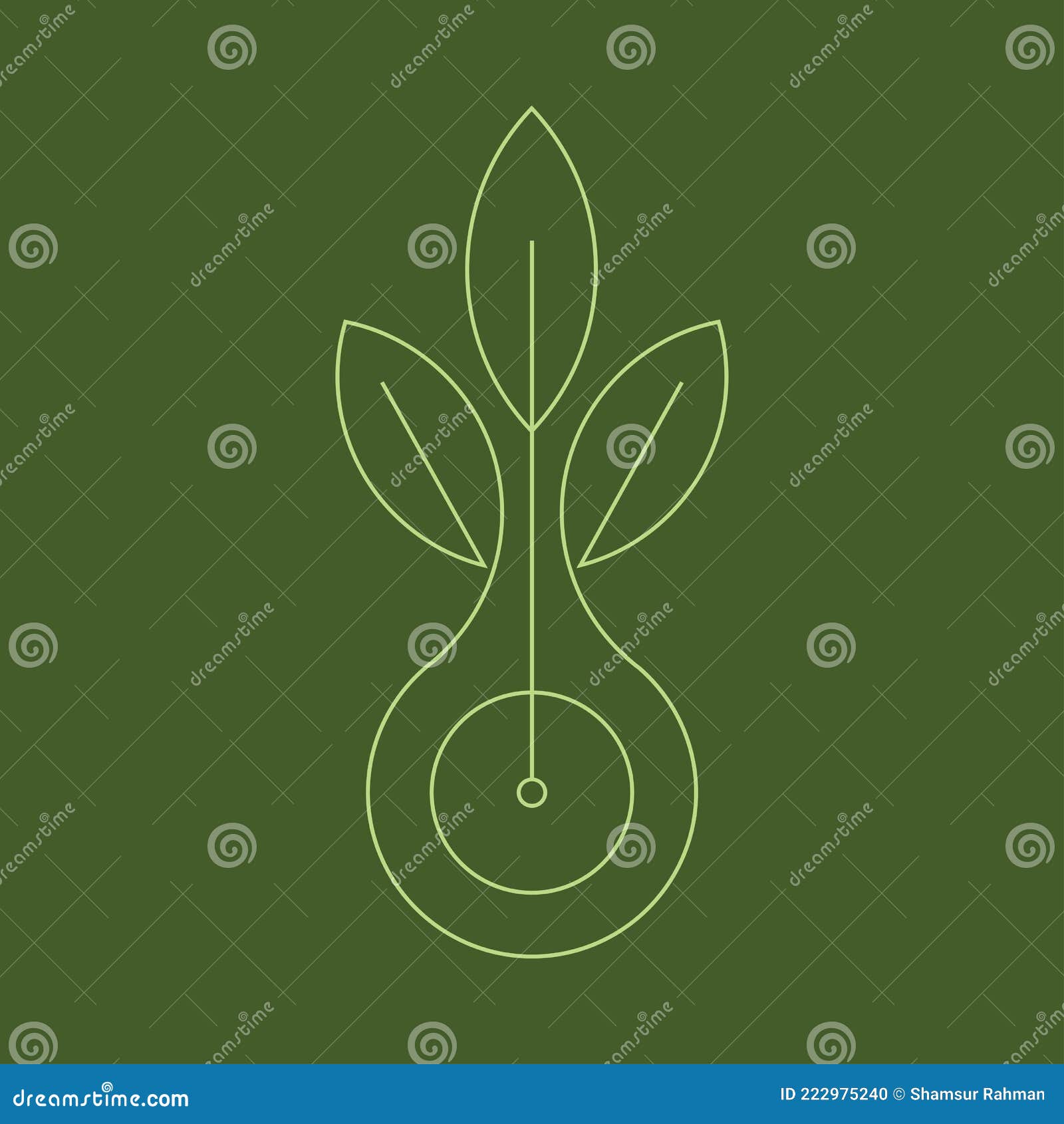 Planting Seed Sprout in Ground. Symbol Grow Sapling. Green Fresh Plant ...