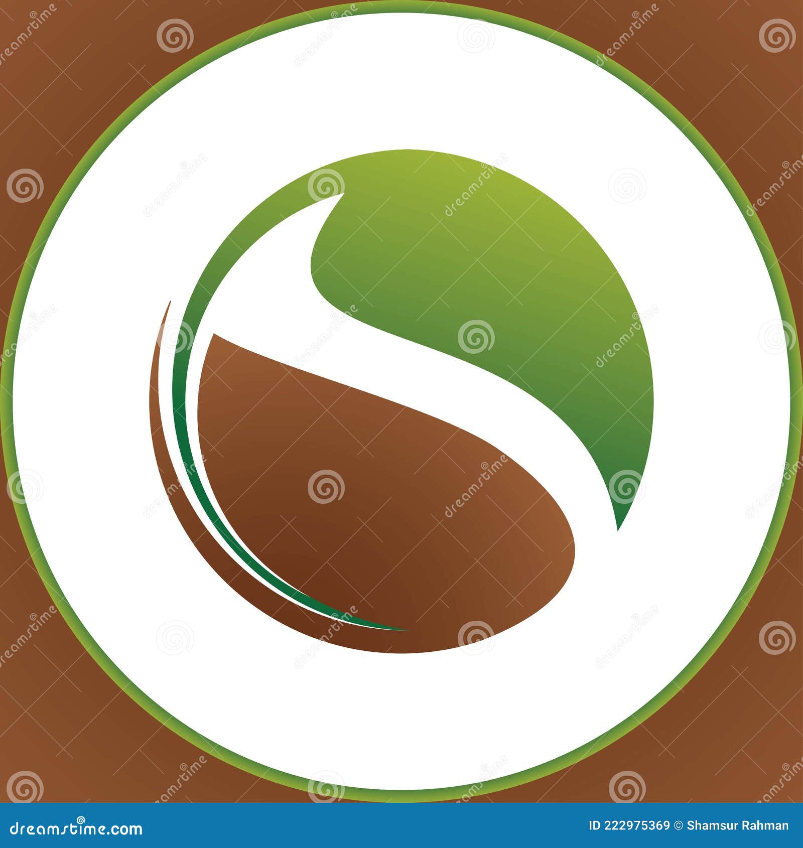 Planting Seed Sprout in Ground. Symbol Grow Sapling. Green Fresh Plant ...