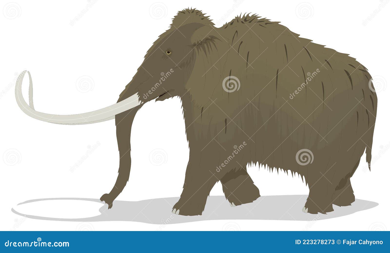 ANGRY MAMMOTH ELEPHANT MASCOT ILLUSTRATION GAMING VECTOR ...