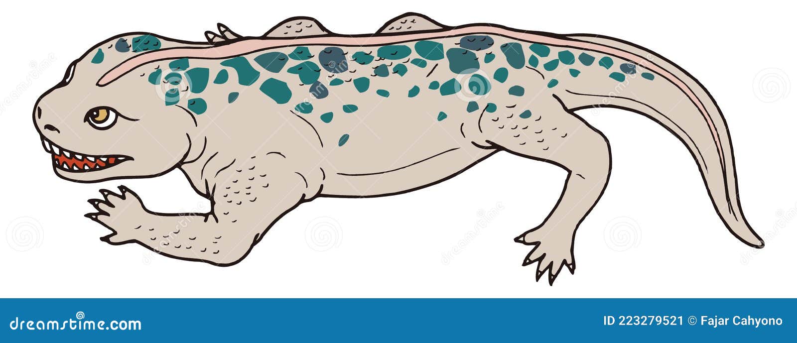 Discosaurus Dinosaur Ancient Vector Illustration Transparent Background ...