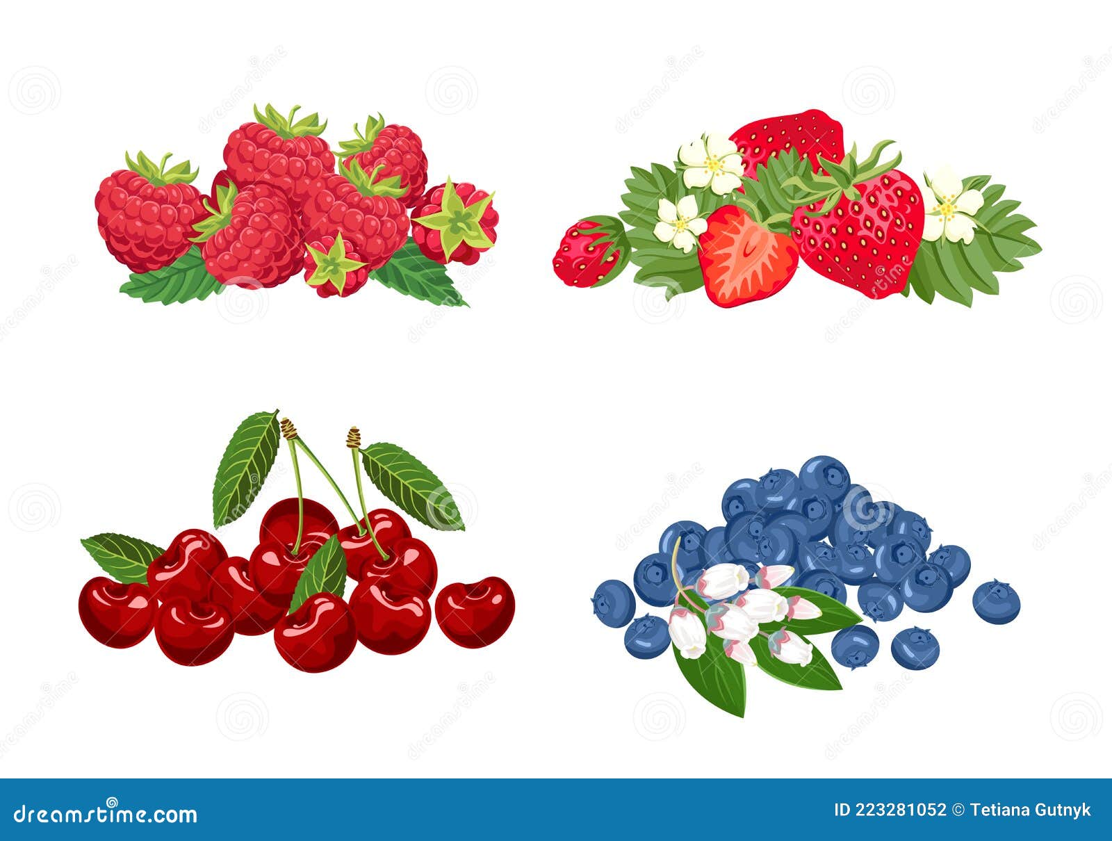 3D Illustration Of A Strawberry With A Laughing Face And Wide Joyful ...