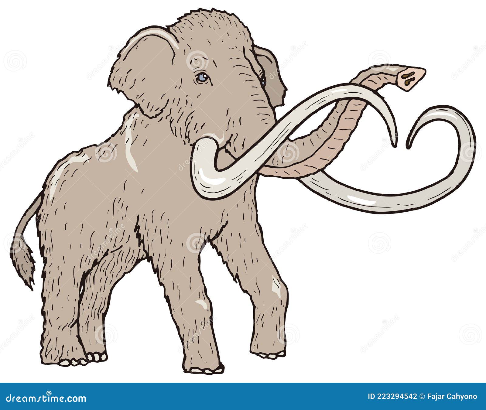 ANGRY MAMMOTH ELEPHANT MASCOT ILLUSTRATION GAMING VECTOR ...