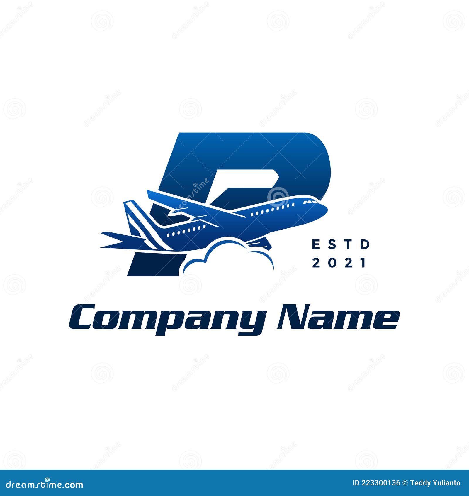 Modern and Stylish Initial P Plane Stock Vector - Illustration of ...