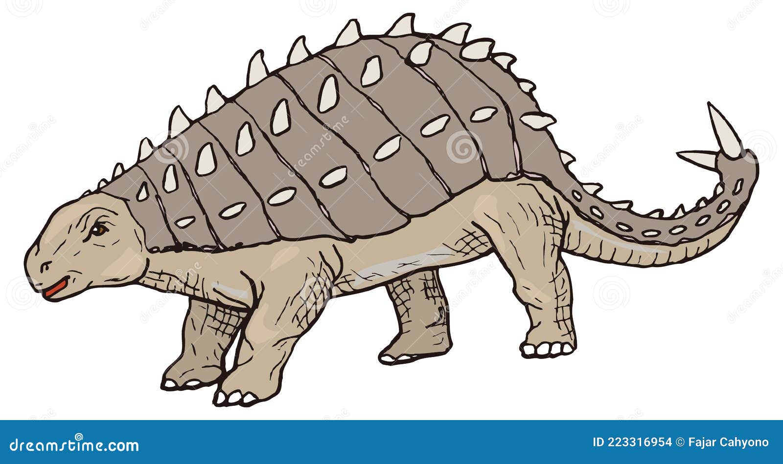 Scolosaurus Dinosaur. Scolosaurus - Herbivorous Extinct Genus Of ...