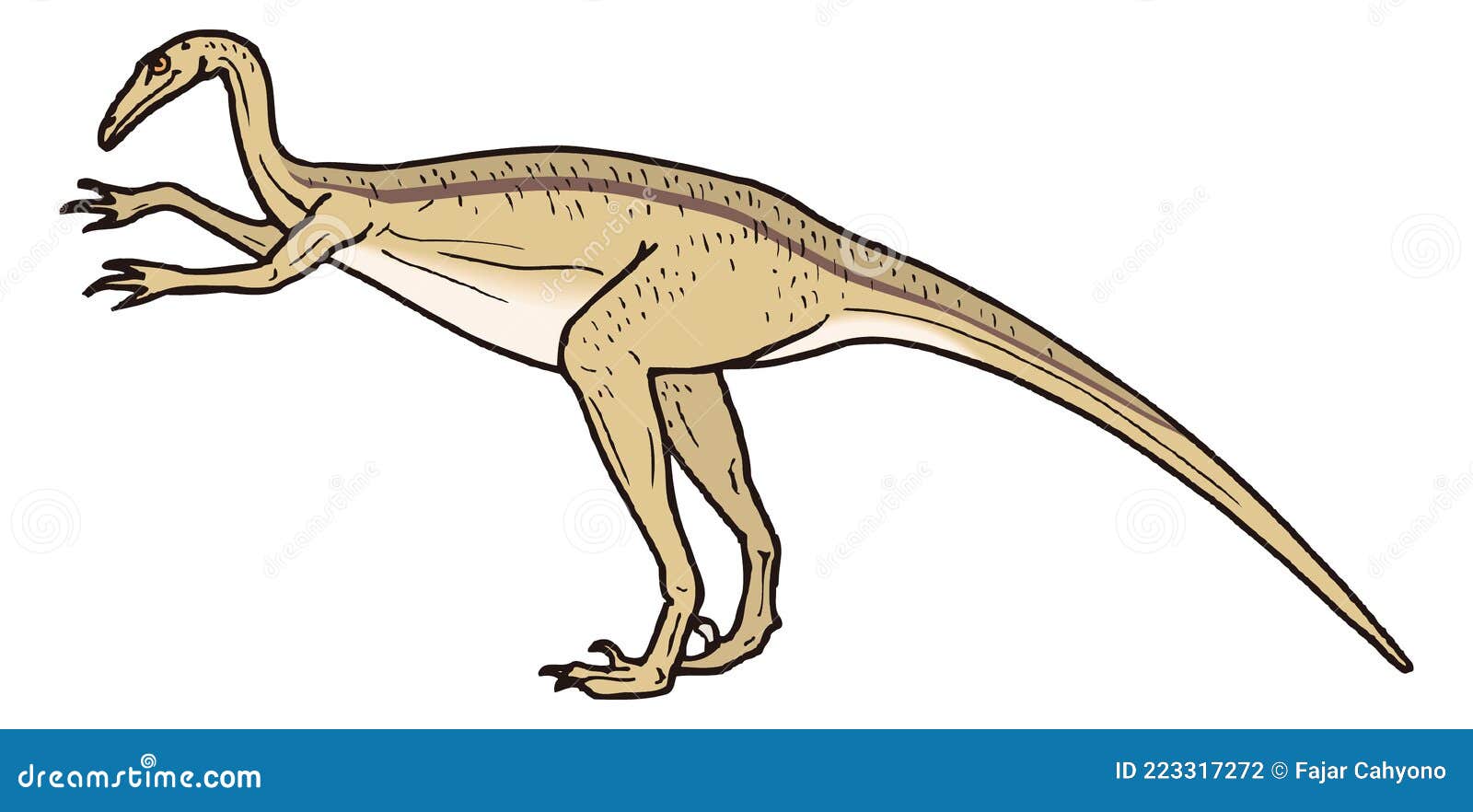 Troodon Dinosaur Ancient Vector Illustration Transparent Background ...