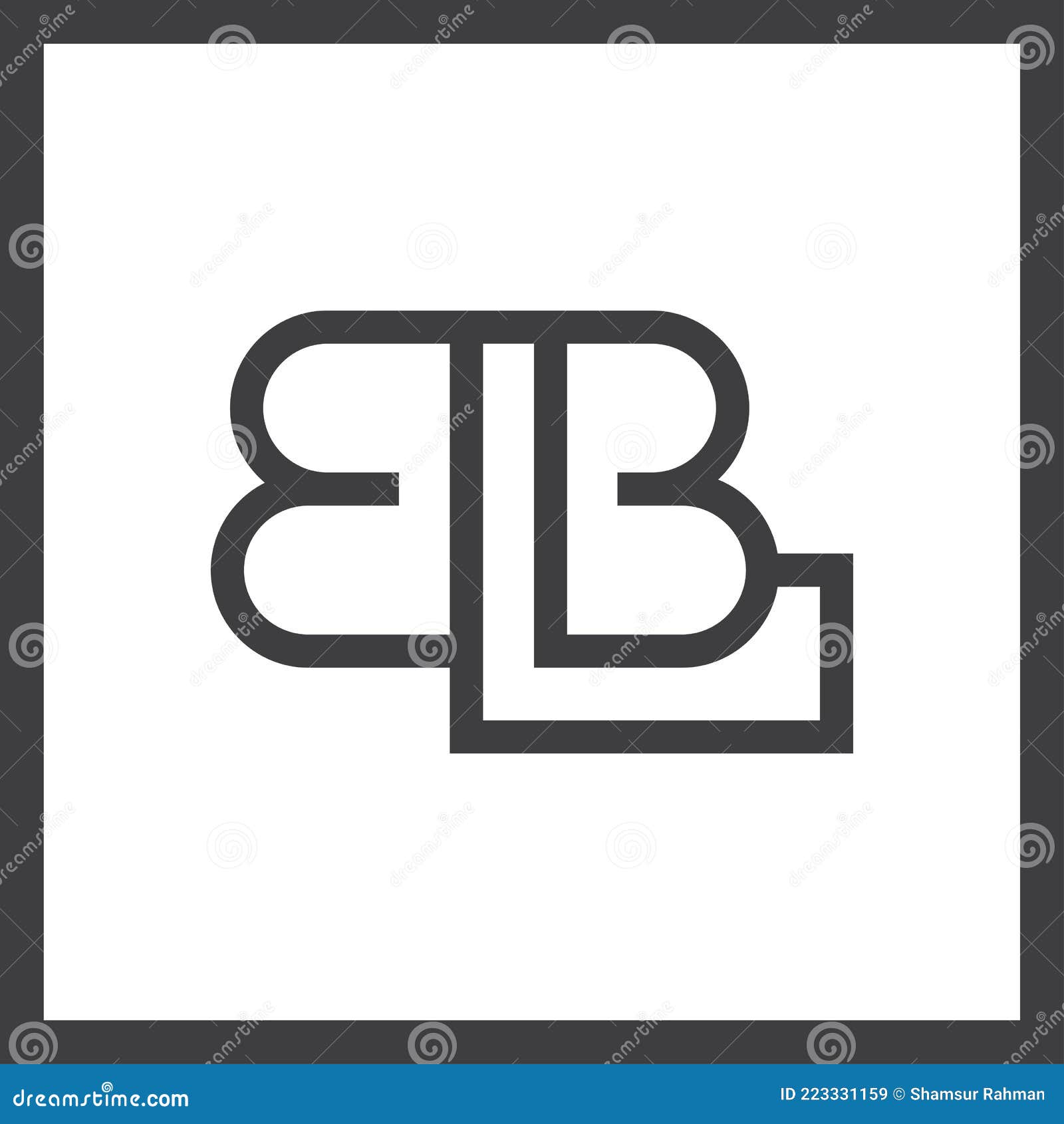Alphabet Letters Initials Monogram Logo BL, LB, L and B Stock Vector ...