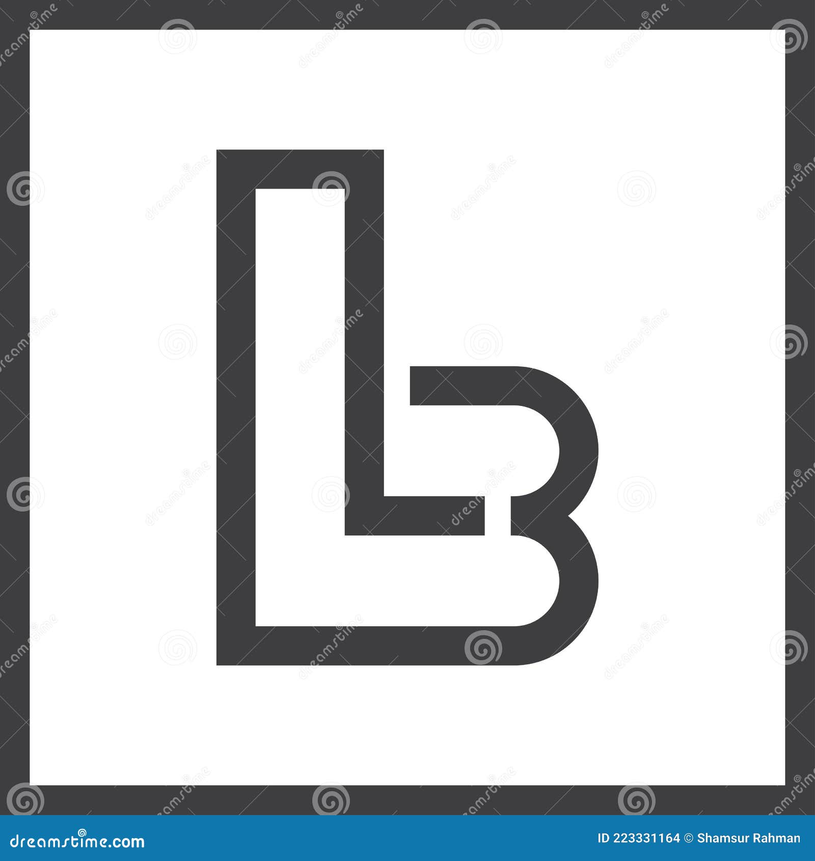 Alphabet Letters Initials Monogram Logo BL, LB, L and B Stock Vector ...