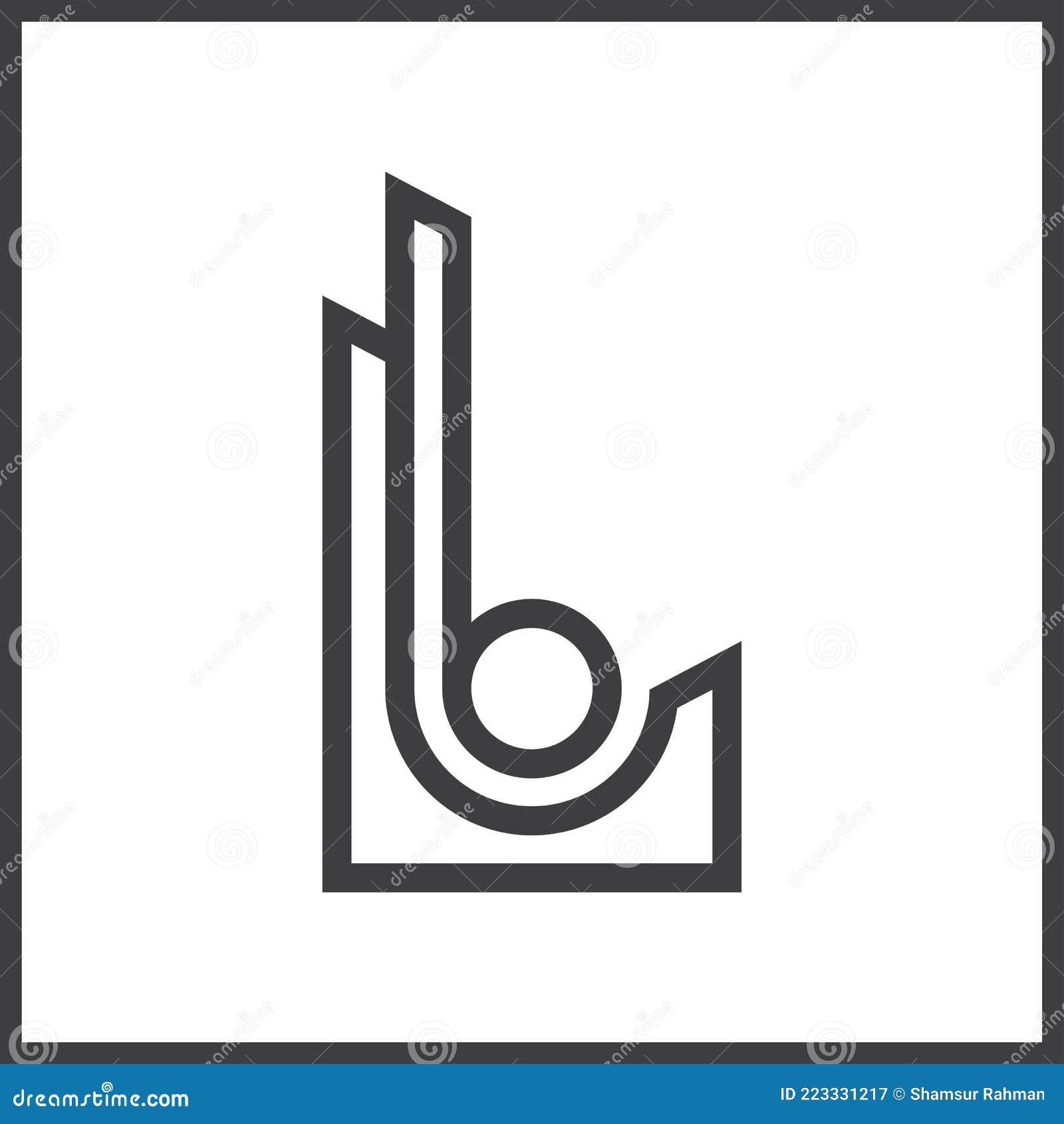 Alphabet Letters Initials Monogram Logo BL, LB, L and B Stock Vector ...