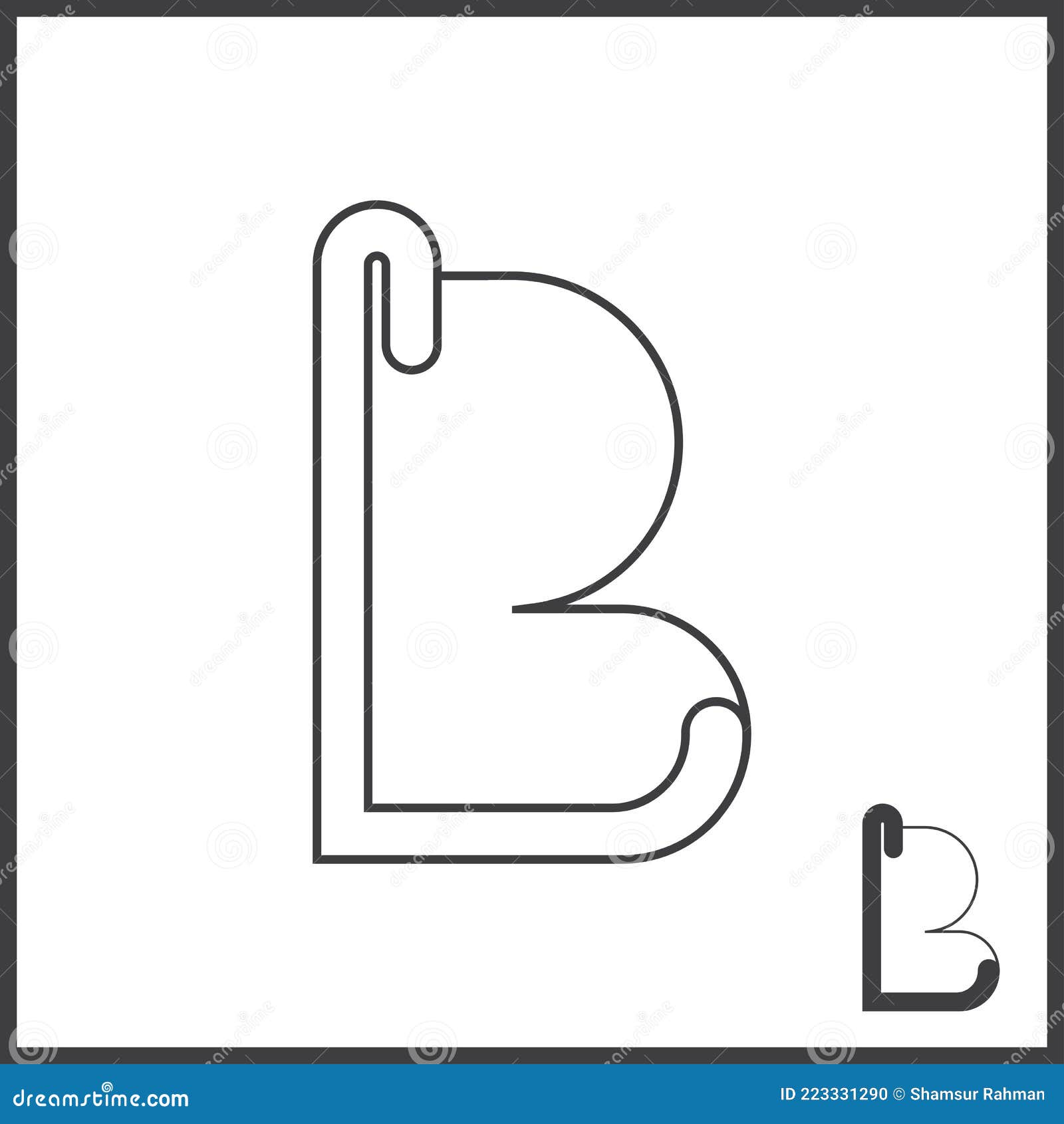 Alphabet Letters Initials Monogram Logo BL, LB, L and B Stock Vector ...