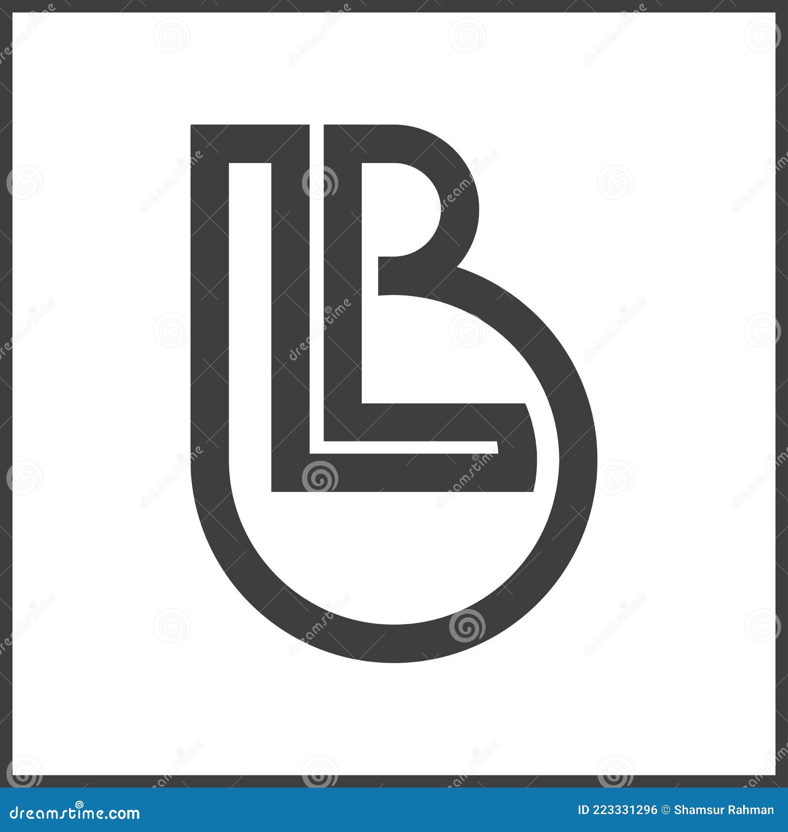 Alphabet Letters Initials Monogram Logo BL, LB, L and B Stock Vector ...