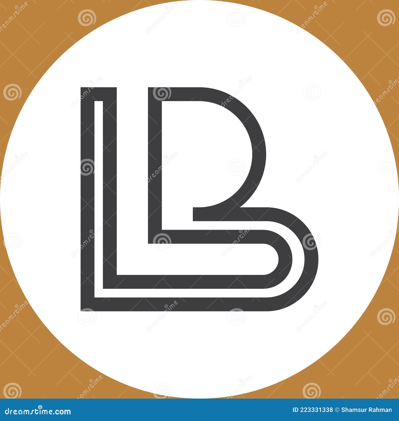 Alphabet Letters Initials Monogram Logo BL, LB, L and B Stock Vector ...