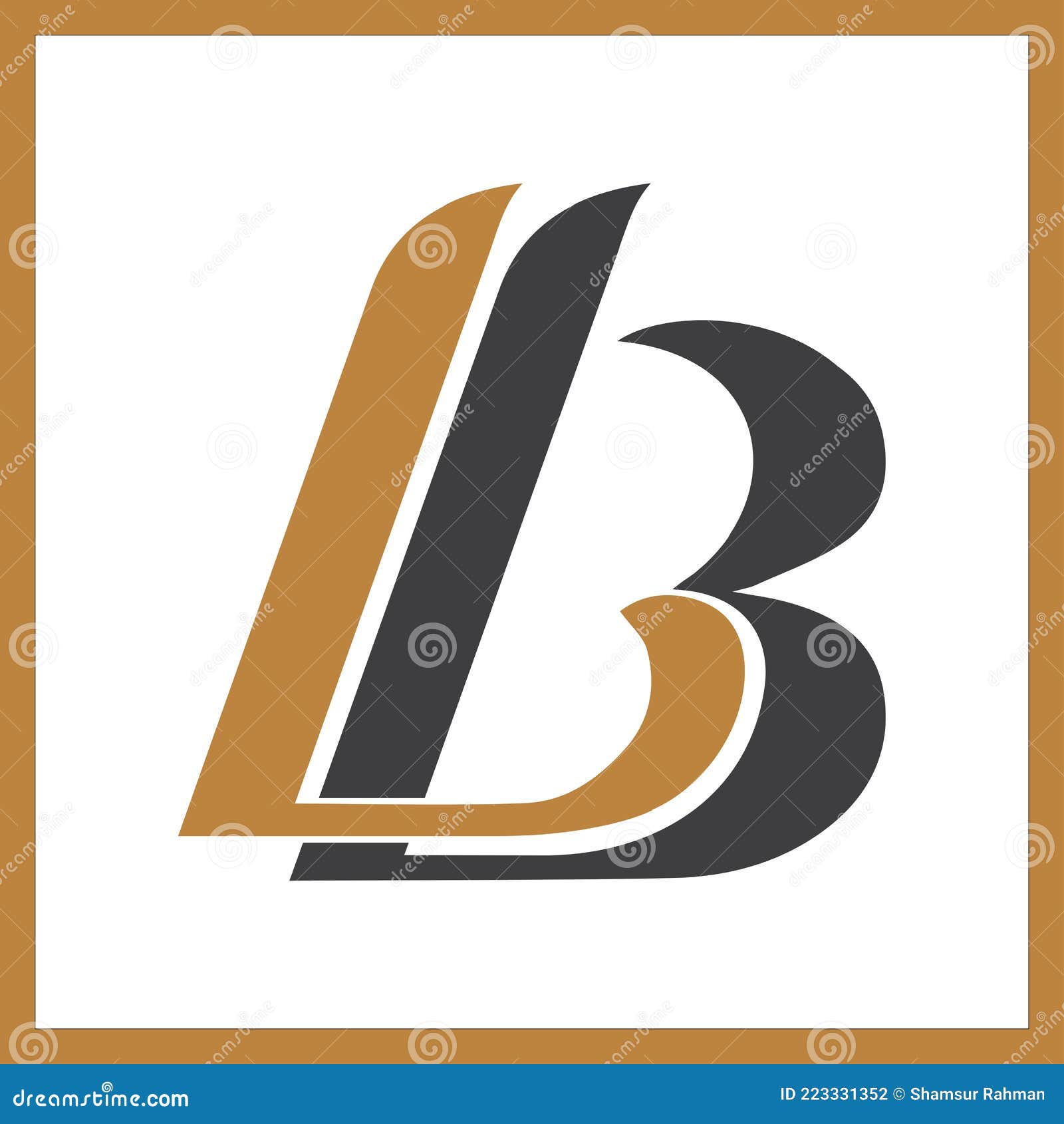 Alphabet Letters Initials Monogram Logo BL, LB, L and B Stock Vector ...
