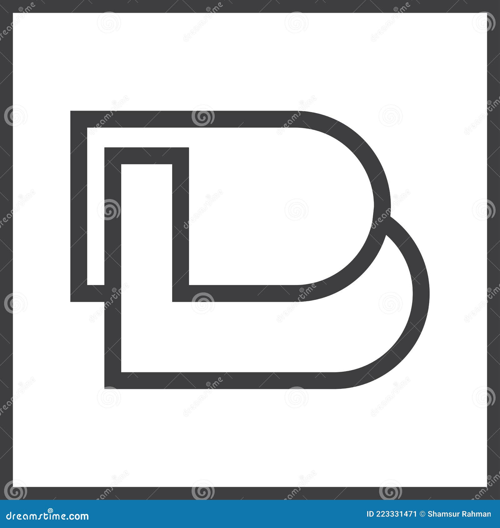 Alphabet Letters Initials Monogram Logo BL, LB, L and B Stock Vector ...