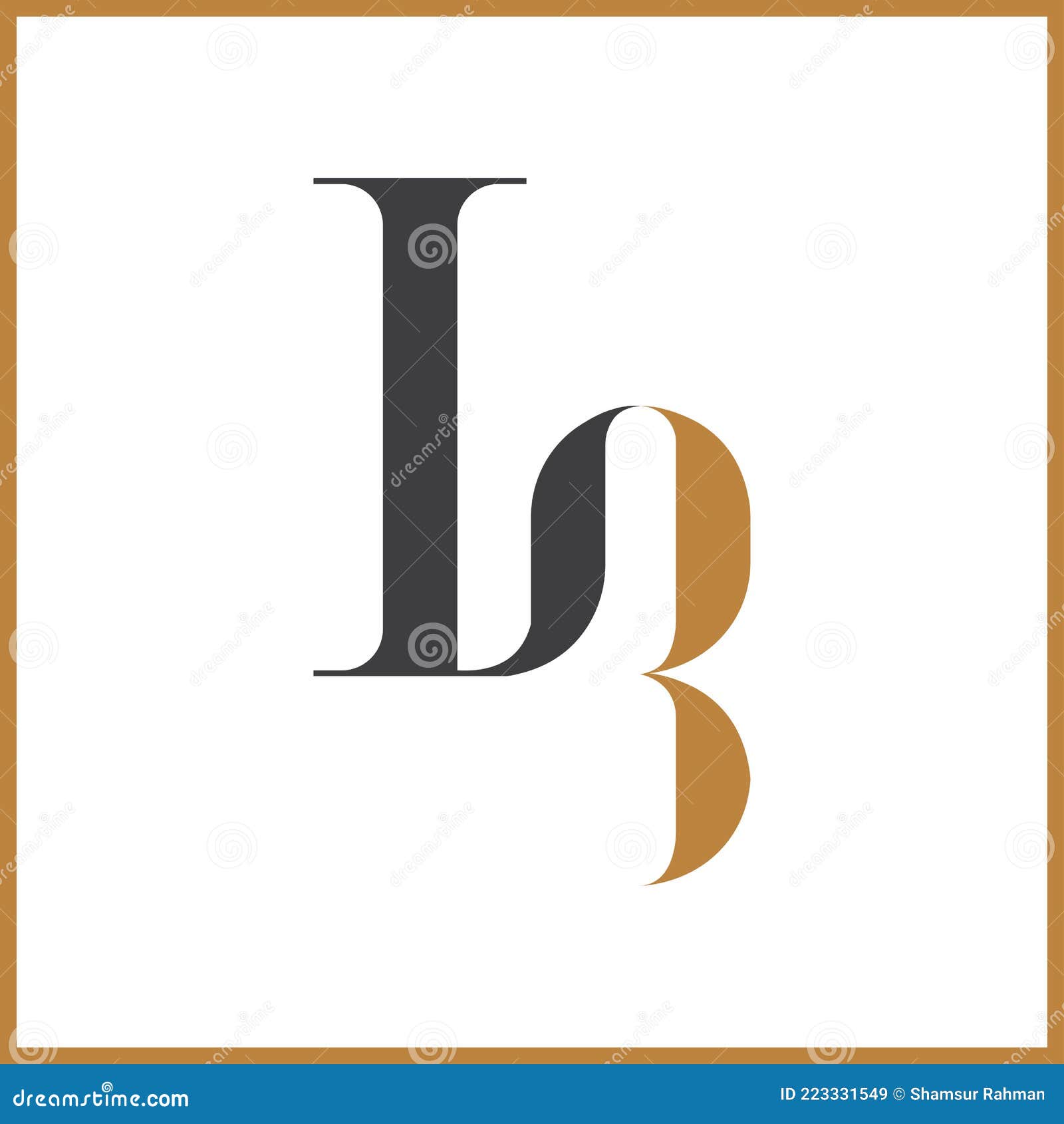 Alphabet Letters Initials Monogram Logo BL, LB, L and B Stock Vector ...