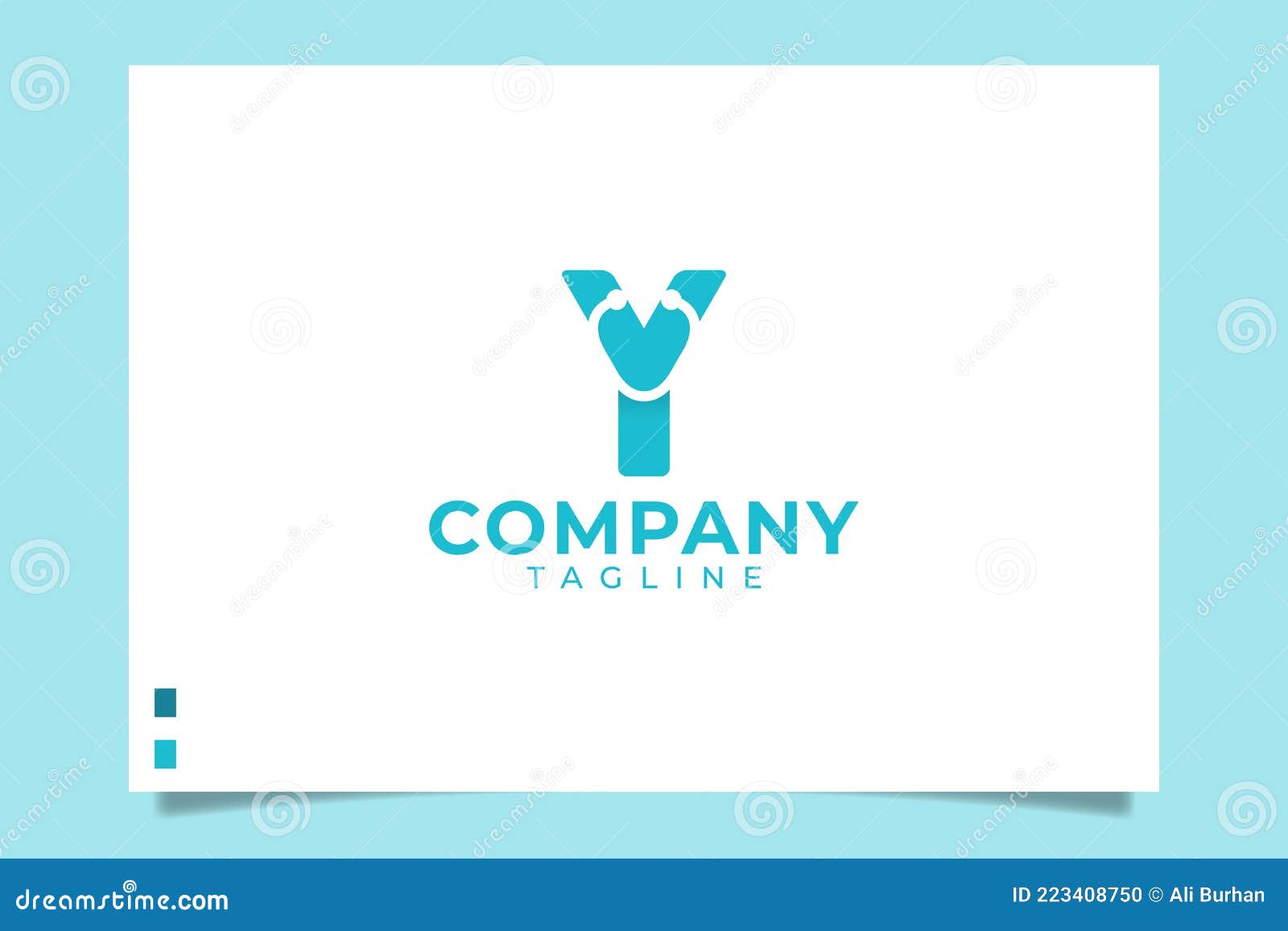 Letter Y medical logo stock vector. Illustration of clinic - 223408750