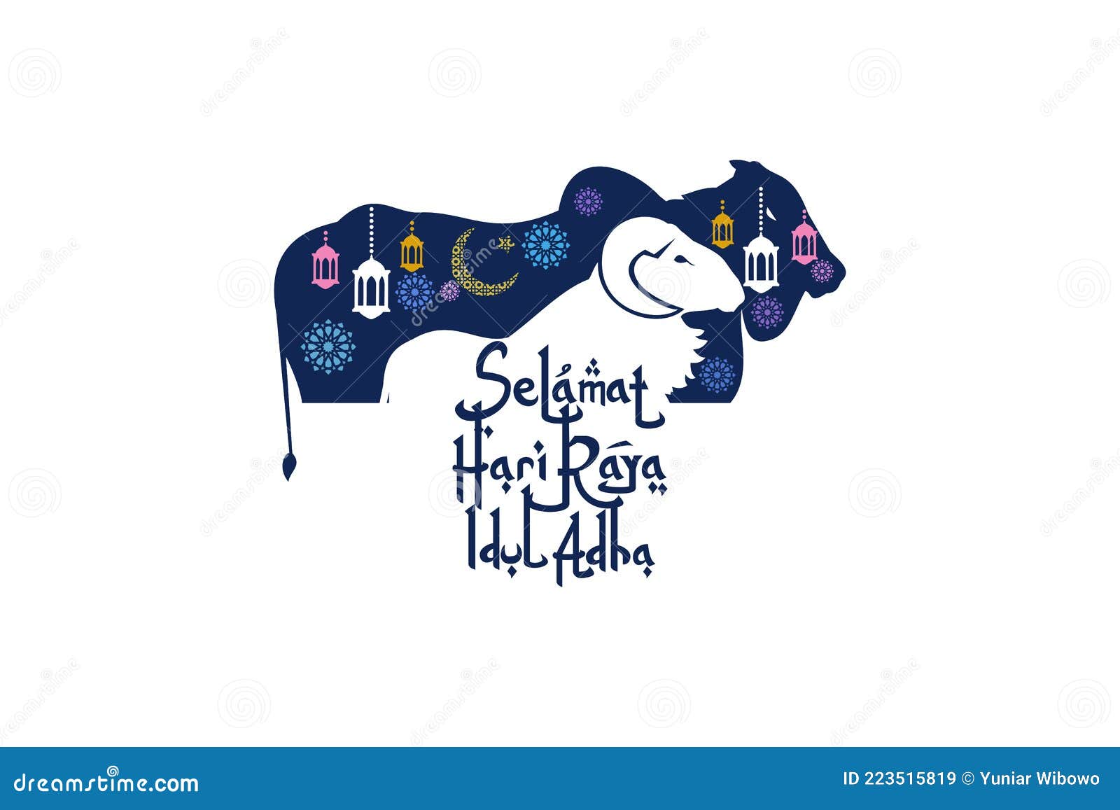 Translate: Happy Eid Al-Adha Mubarak. Selamat Hari Raya Idul Adha ...
