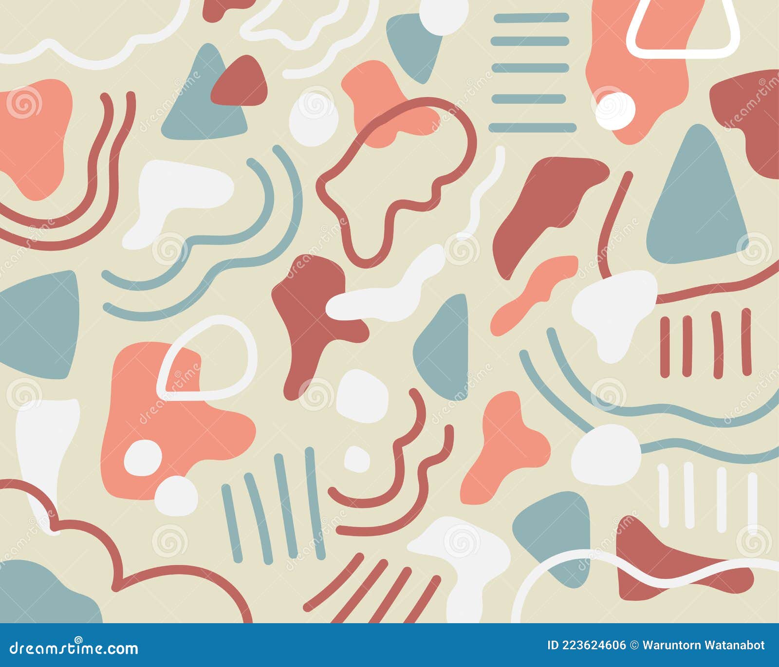 Colorful Abstract Art Cartoon Texture Background Stock Vector ...