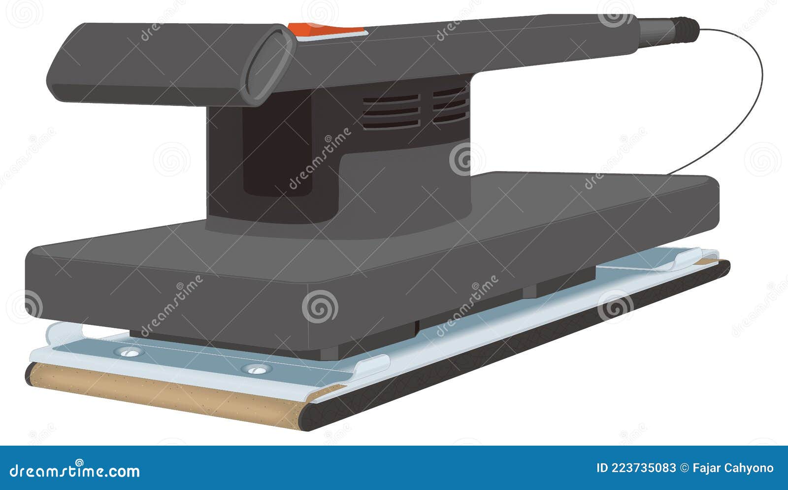 Sander Tools Cartoon Vector Clipart | CartoonDealer.com #41776307