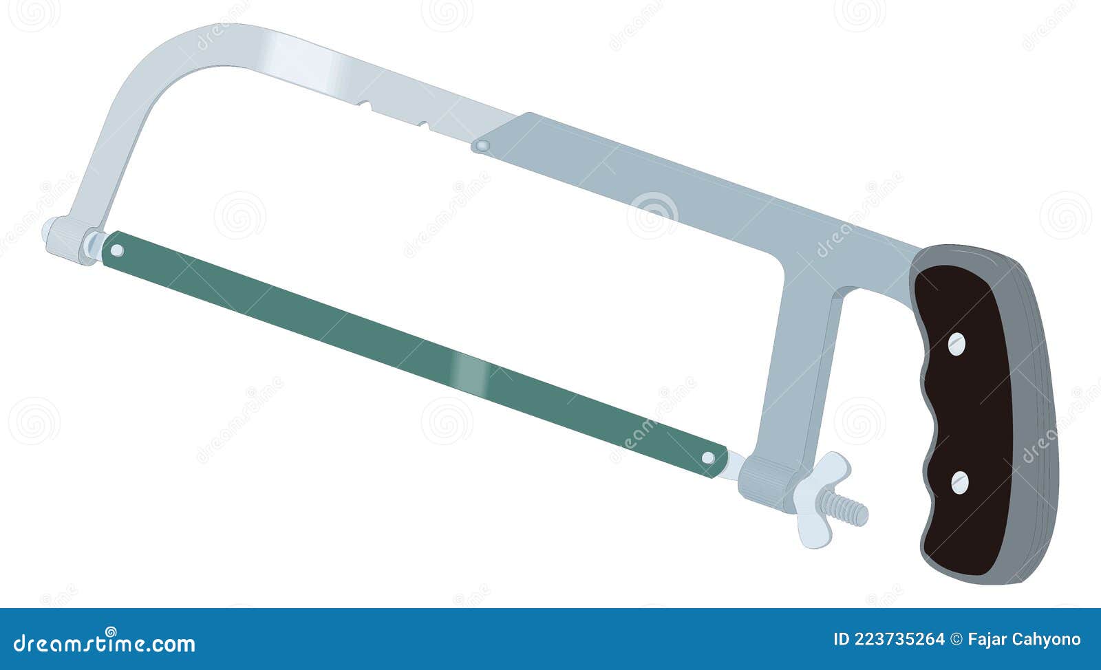 Hacksaw Tool Vector Illustration Transparent Background Stock Vector ...