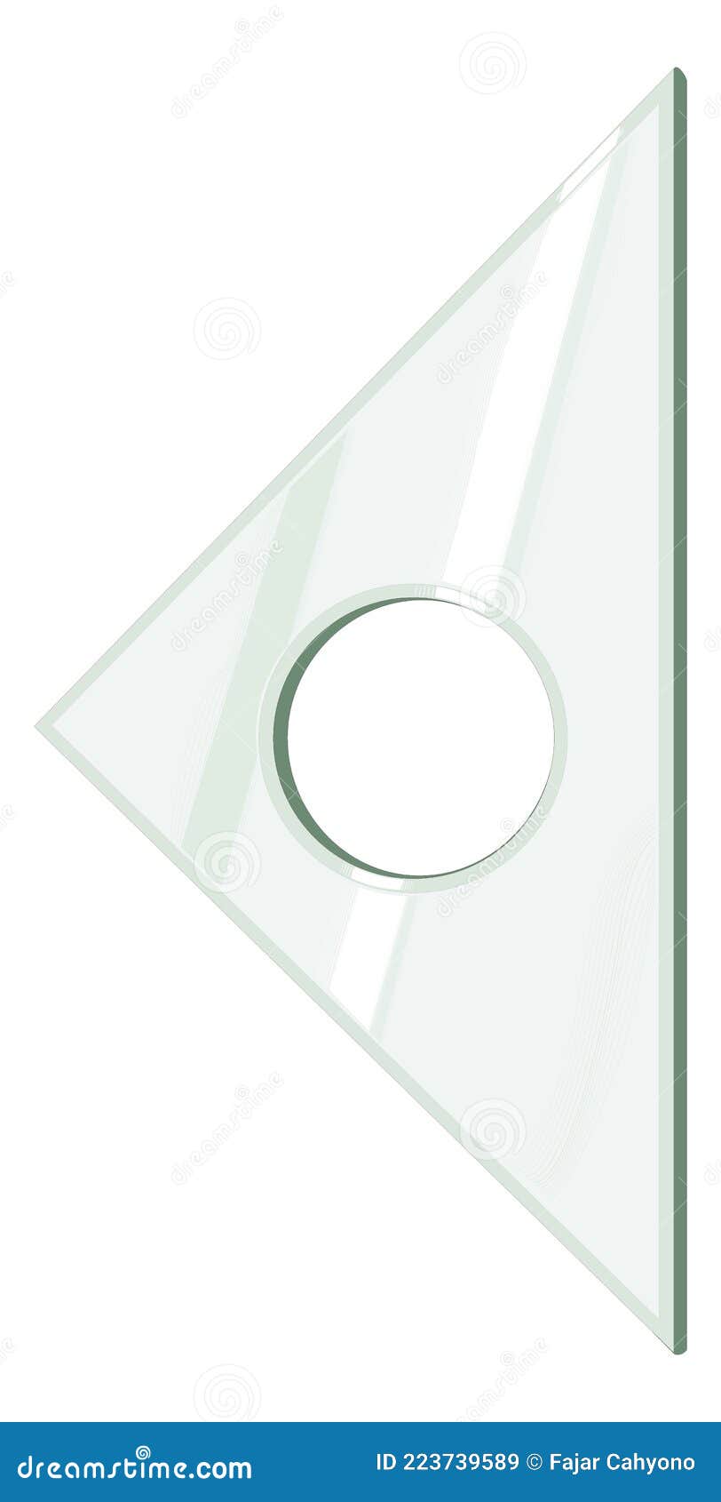 Triangle Tool Vector Illustration Transparent Background Stock Vector ...