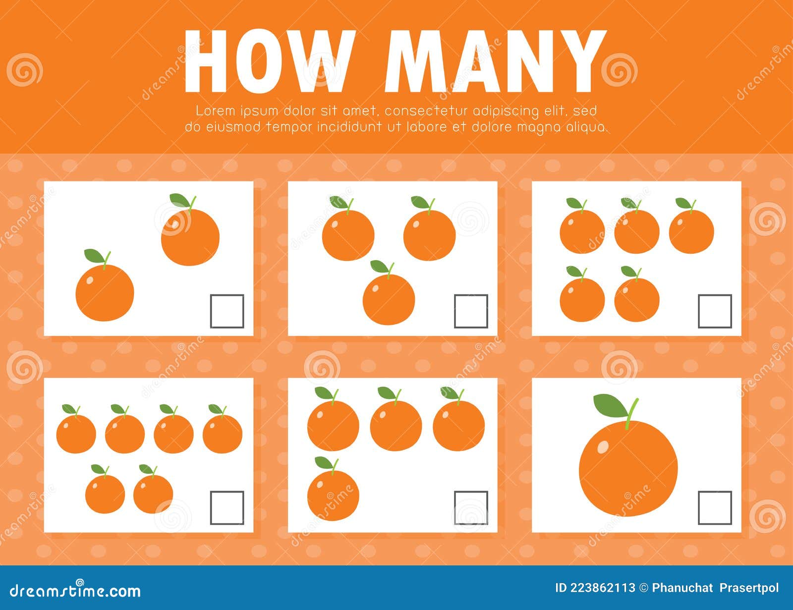 How Many Game for Kids, Counting Game for Preschool Children, Learning ...