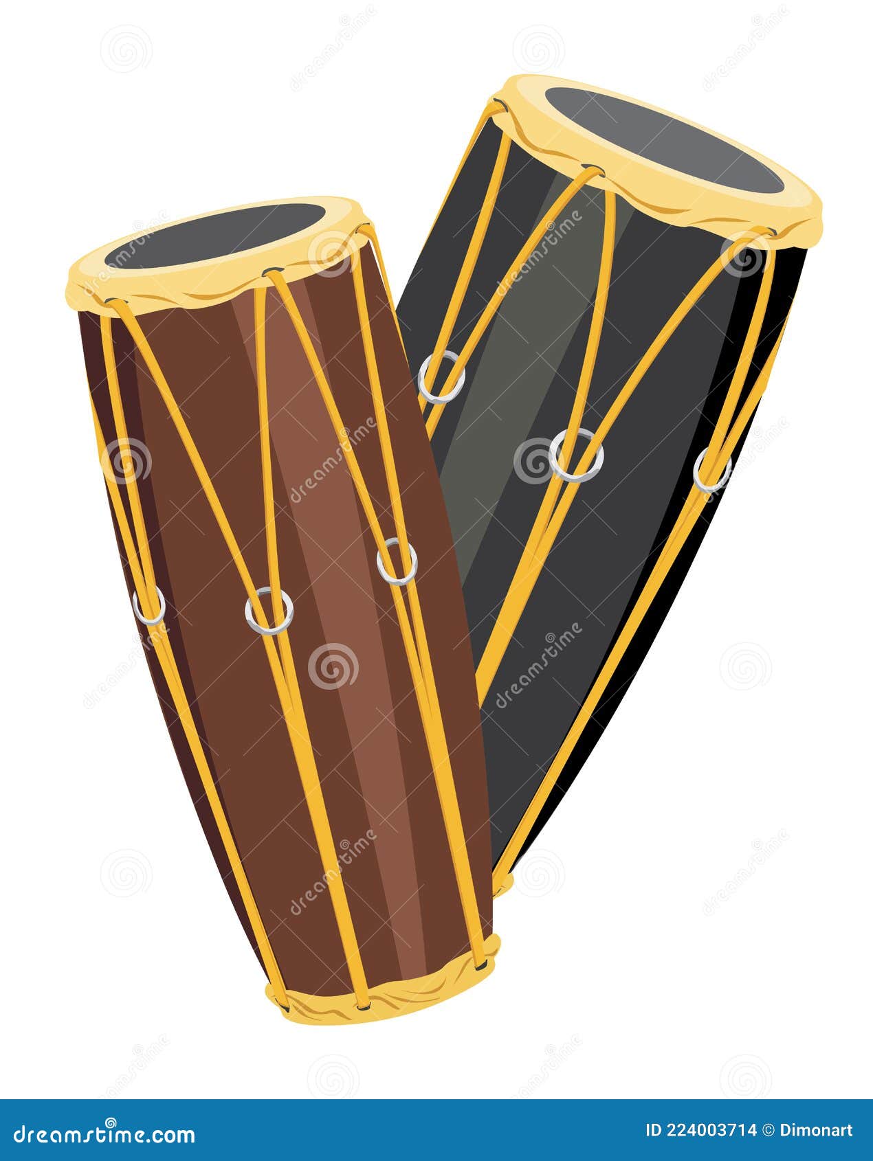 Hand Drawn Tam-tam Illustration. | CartoonDealer.com #224003714