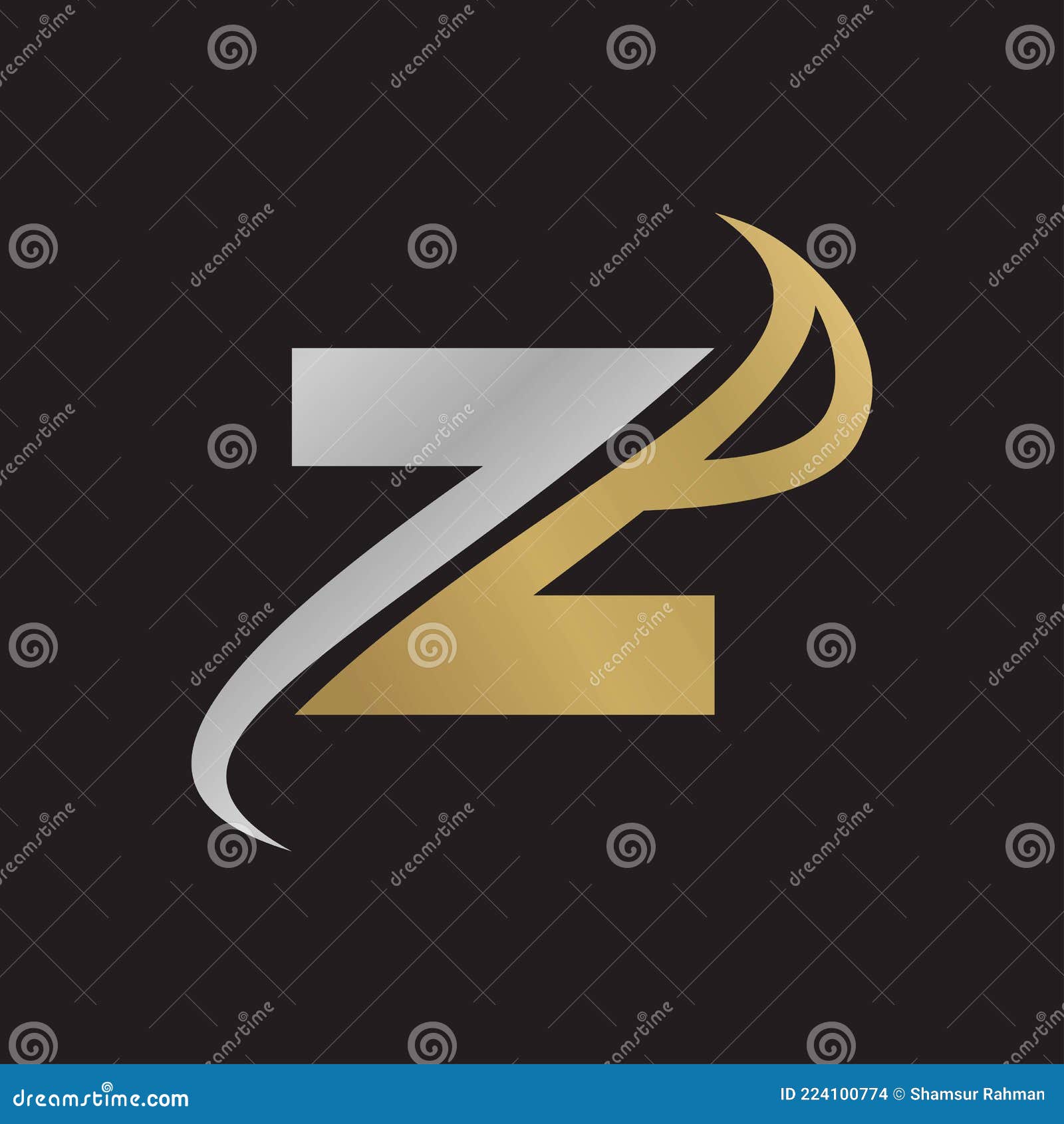 Alphabet Initials Logo PZ, ZP, Z and P Stock Vector - Illustration of ...