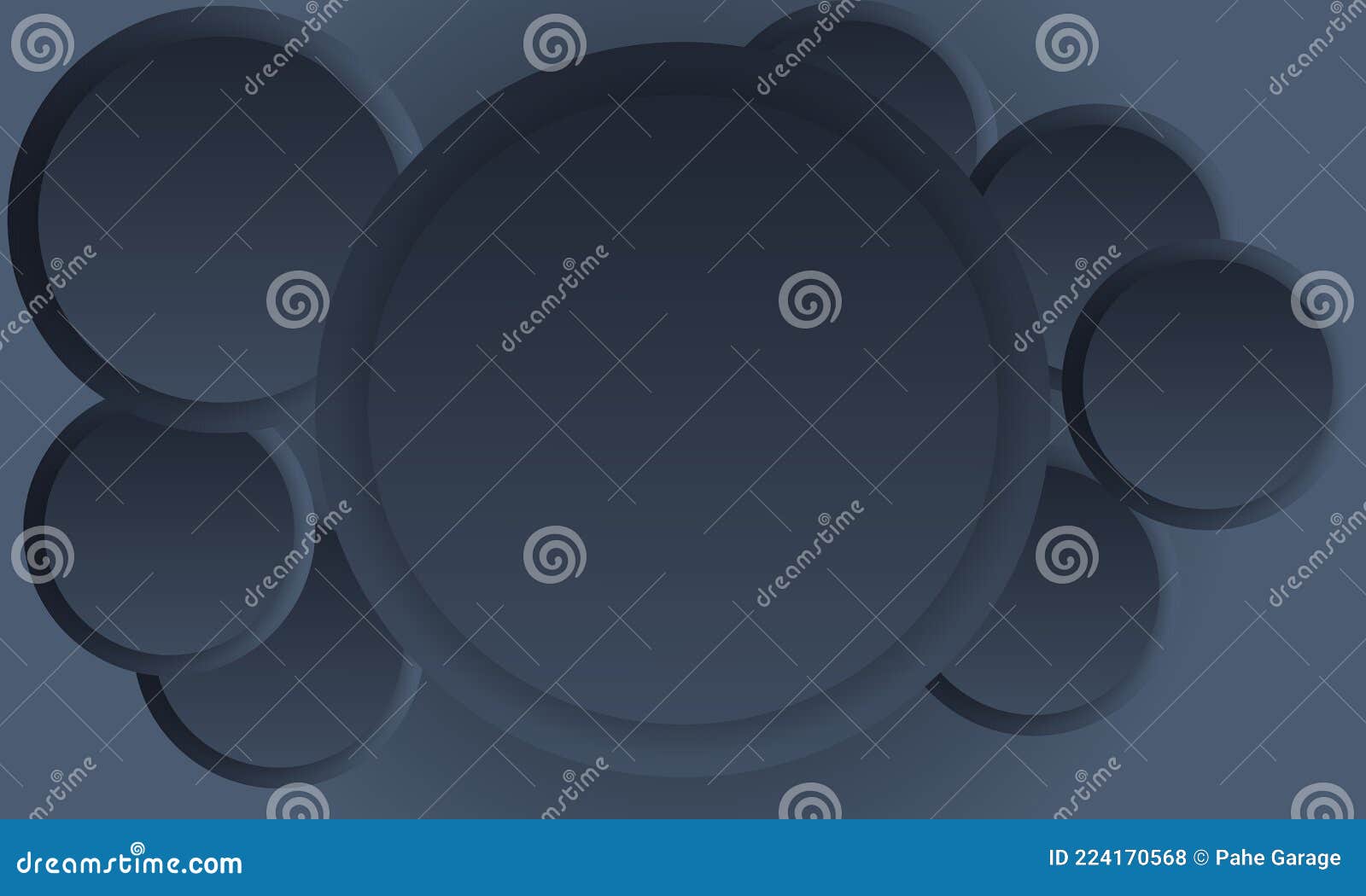 Circle Pile Up Background Blue Vector Stock Vector - Illustration of ...