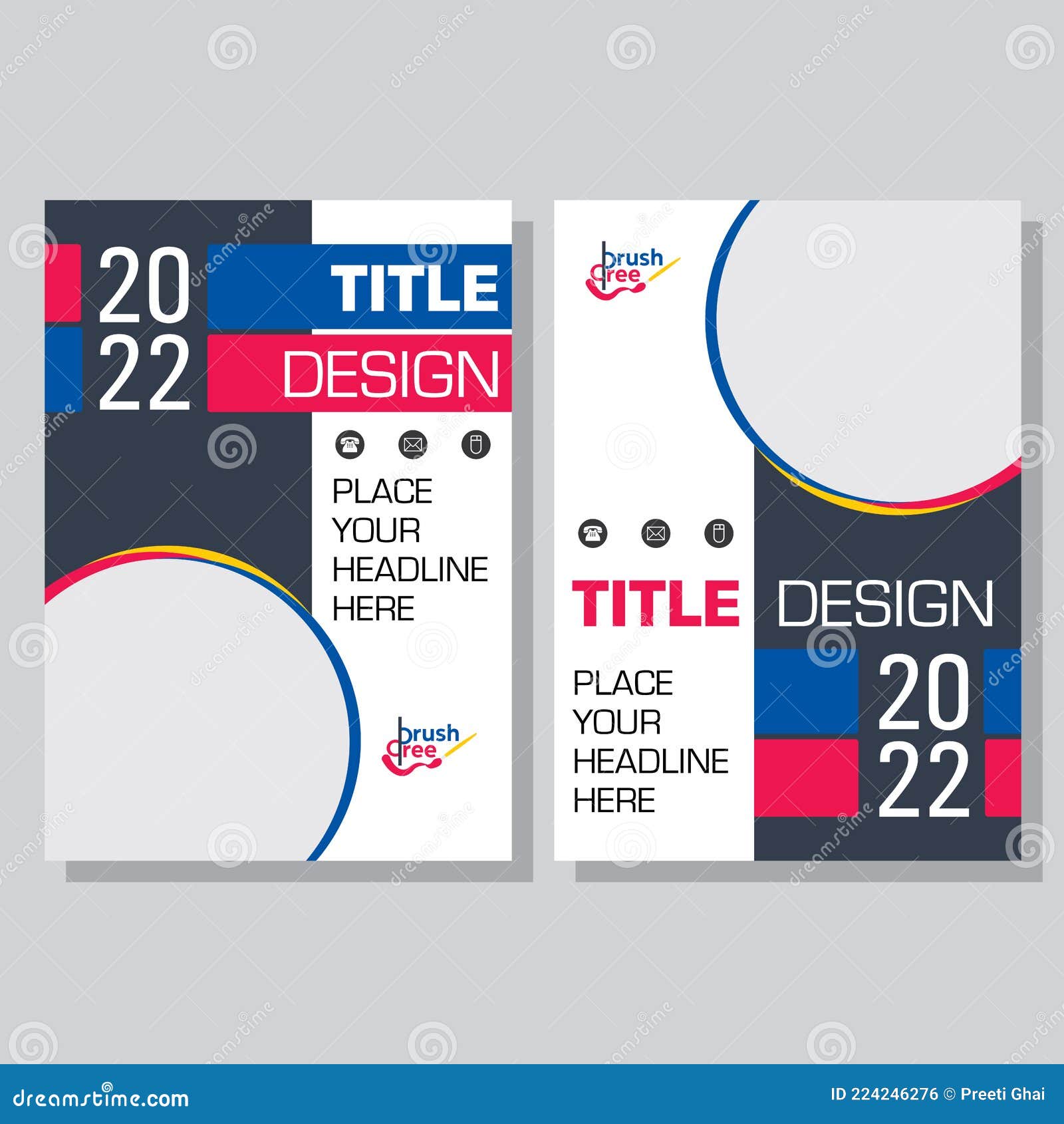 Title Design for Books and Magazine Stock Vector - Illustration of ...