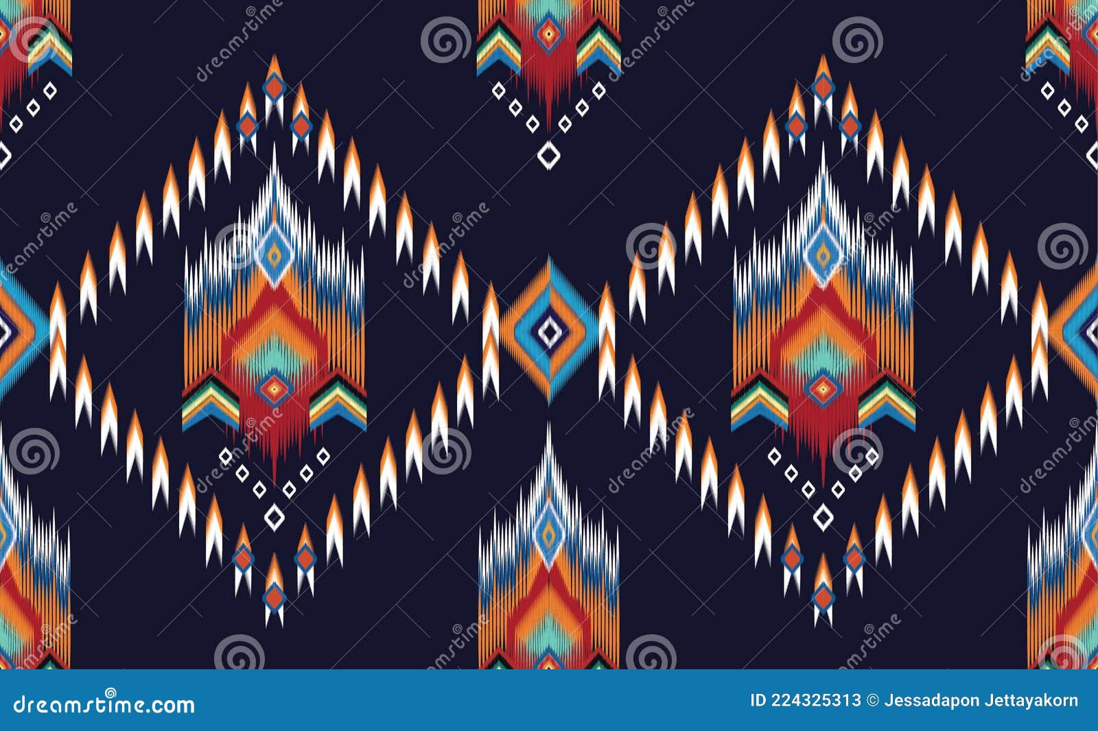 Wallpaper Batik Art Vector Illustration Concept, Seamless Ornament ...