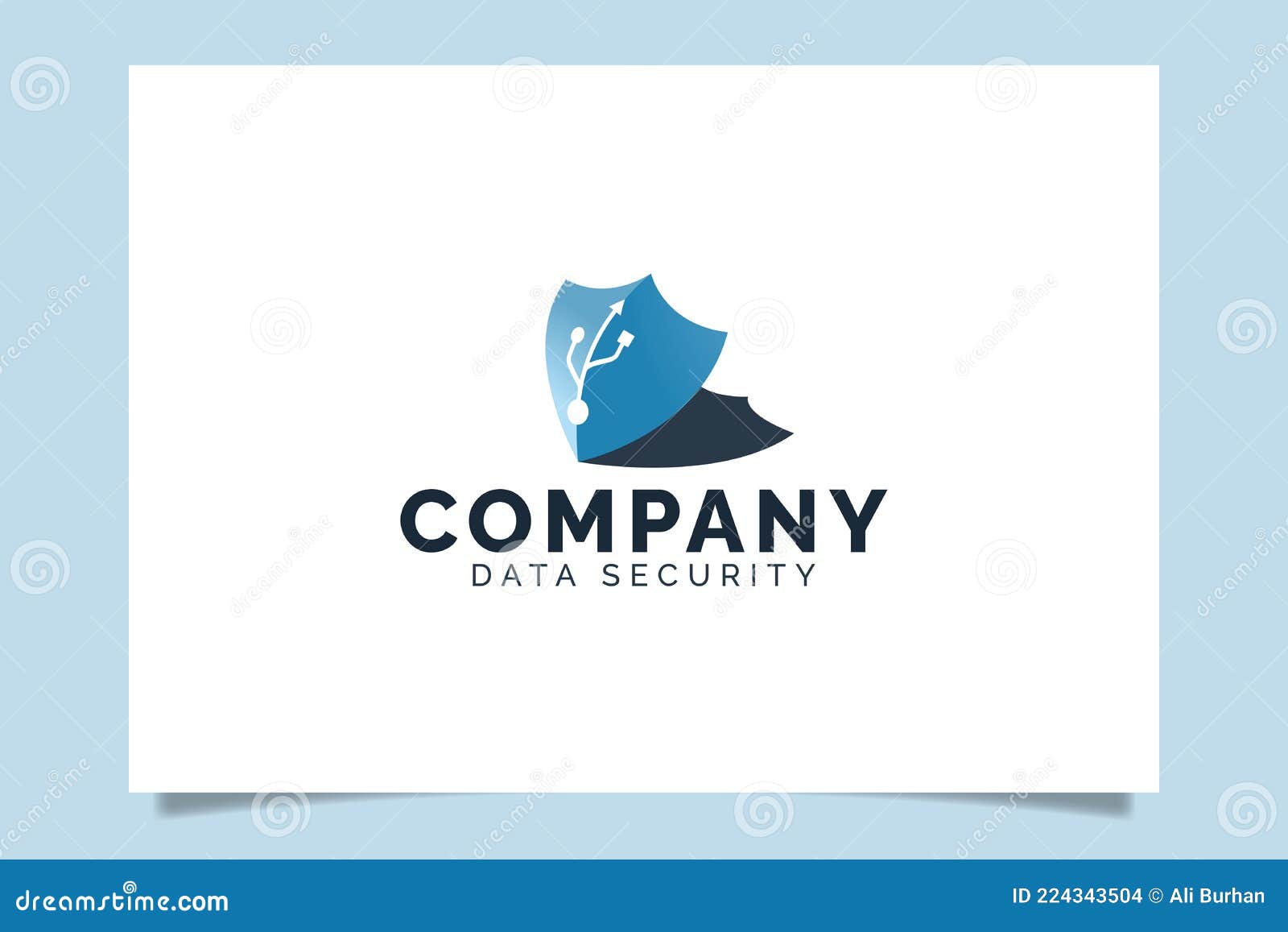 Arrow Shield Security Logo Vector Graphic 3 Stock Vector - Illustration ...