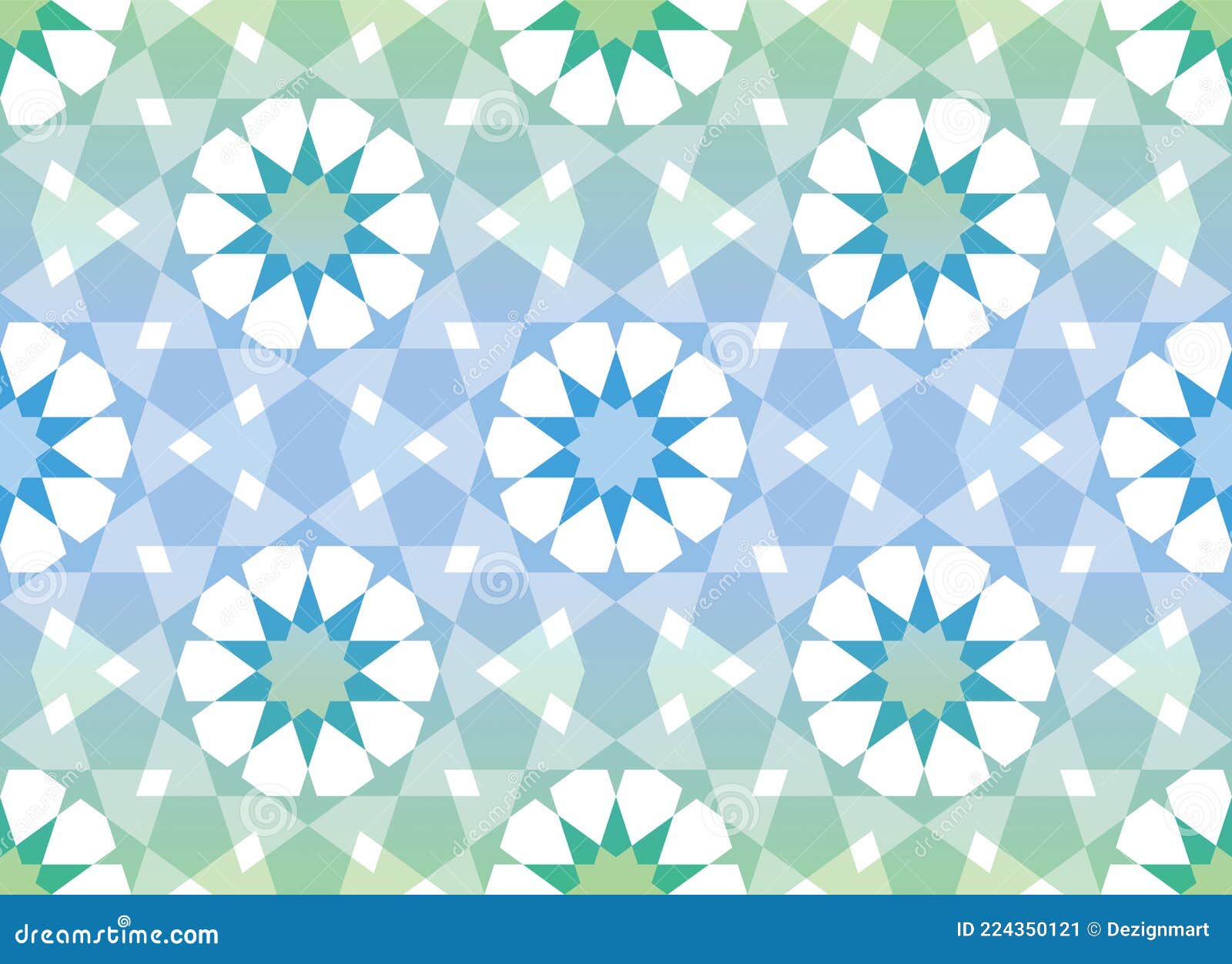 Contemporary Arabesque Colour Pattern Stock Vector - Illustration of ...