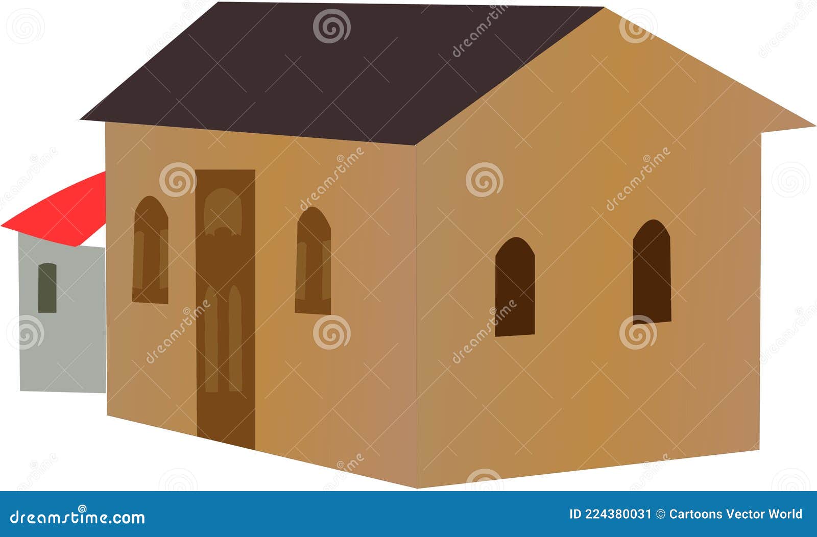 Village House Icon Vector Artwork Stock Vector - Illustration of ...