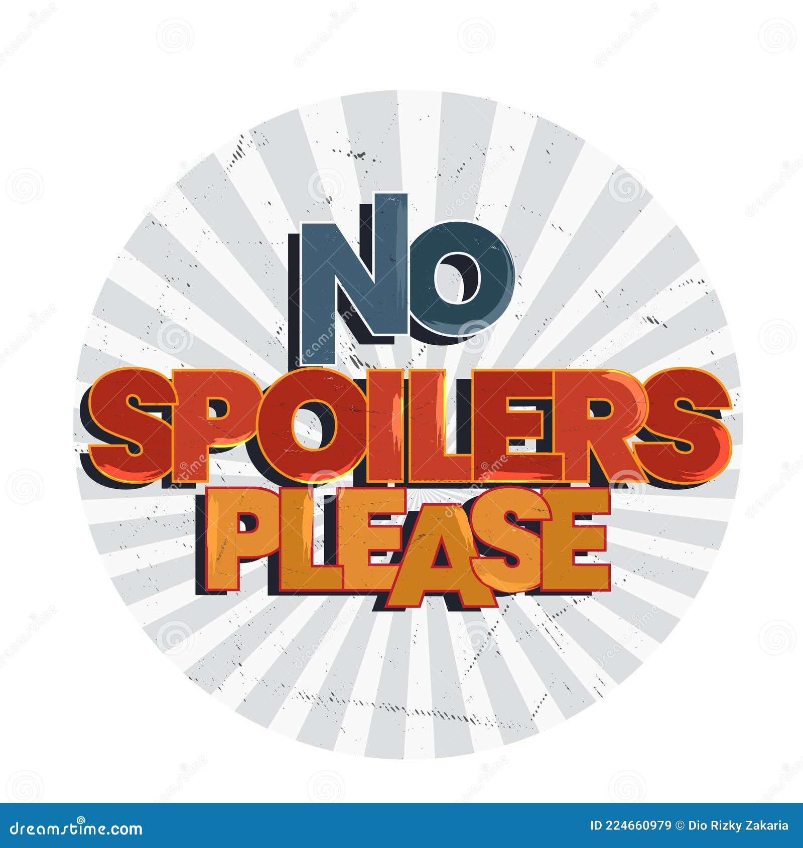 Please No Spoilers, High Quality Design for Sticker, T-shirt or Wall ...
