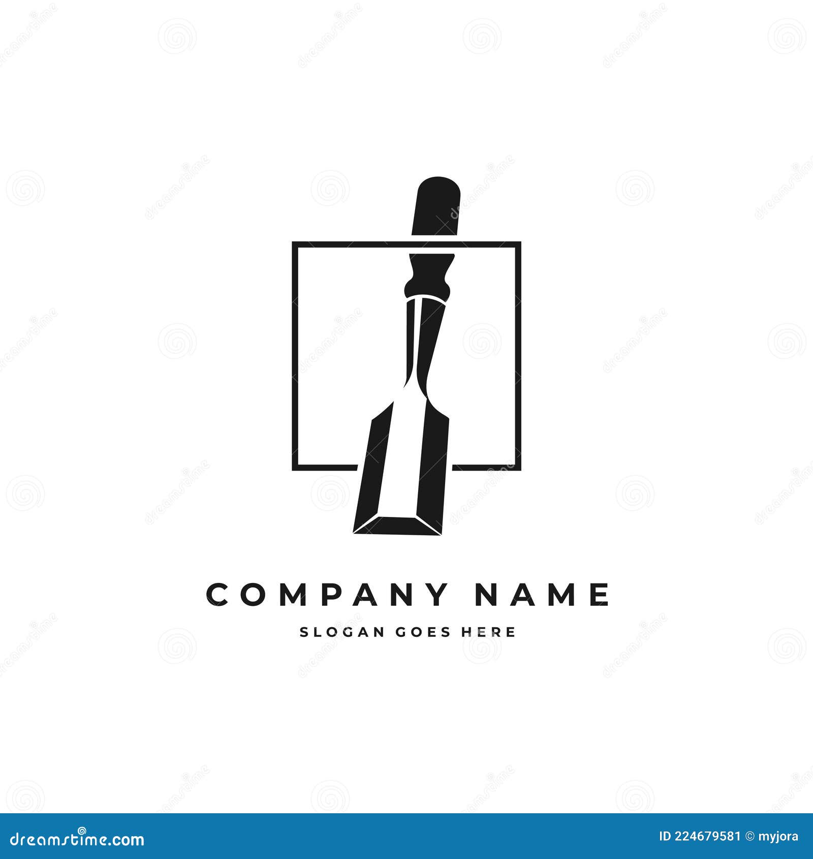 Chisel Logo Ideas. Inspiration Logo Design. Template Vector ...