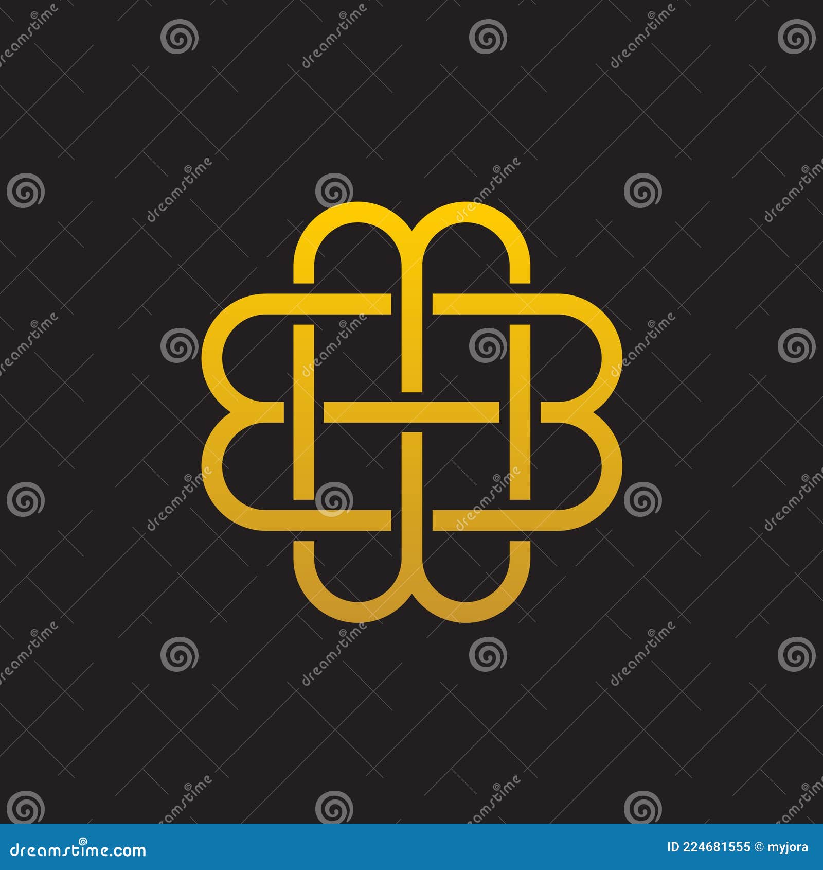 Letter B Classic logo stock vector. Illustration of company - 224681555