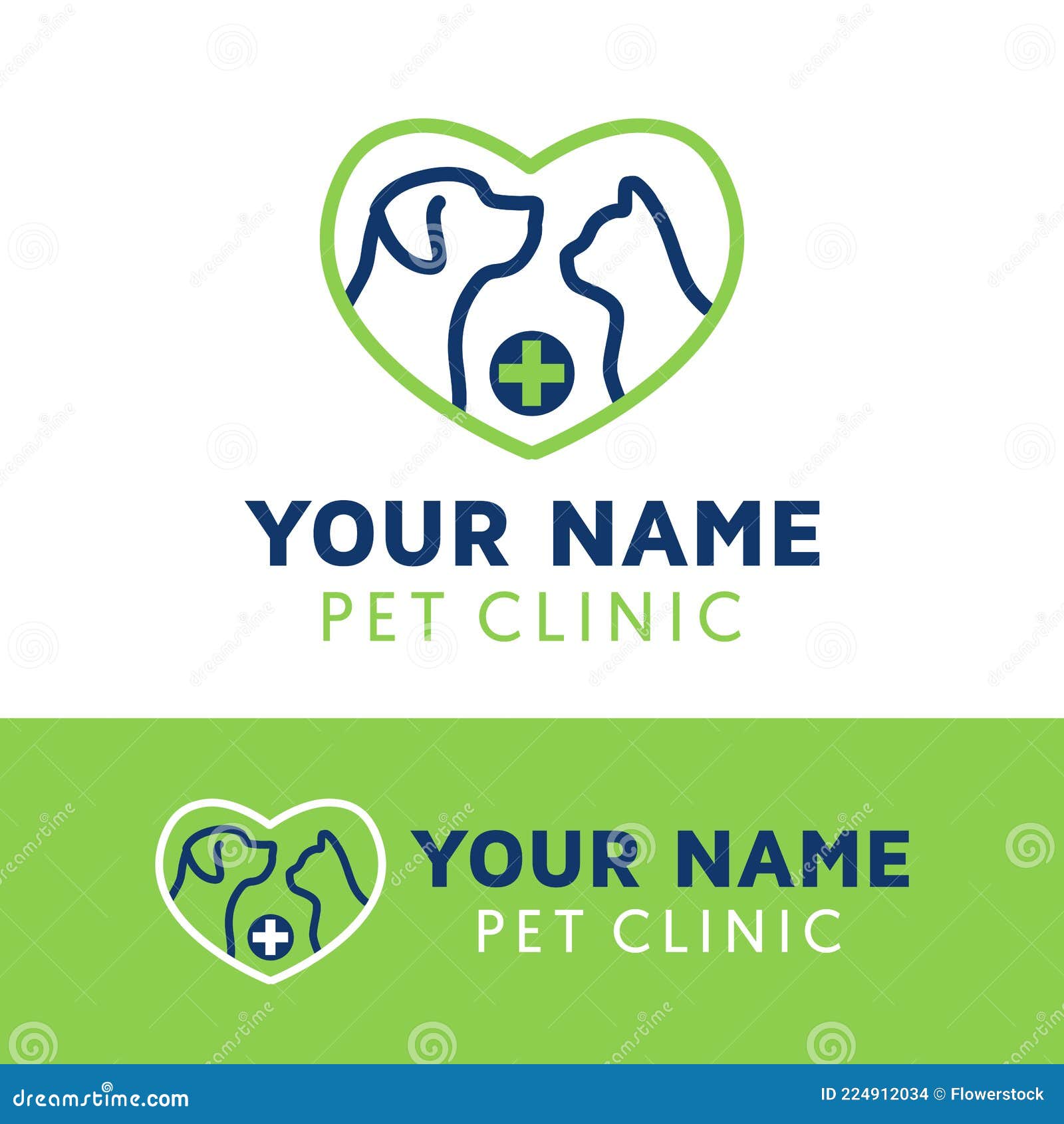 Pet Clinic Sign Icon, Vector Illustration Stock Vector - Illustration ...