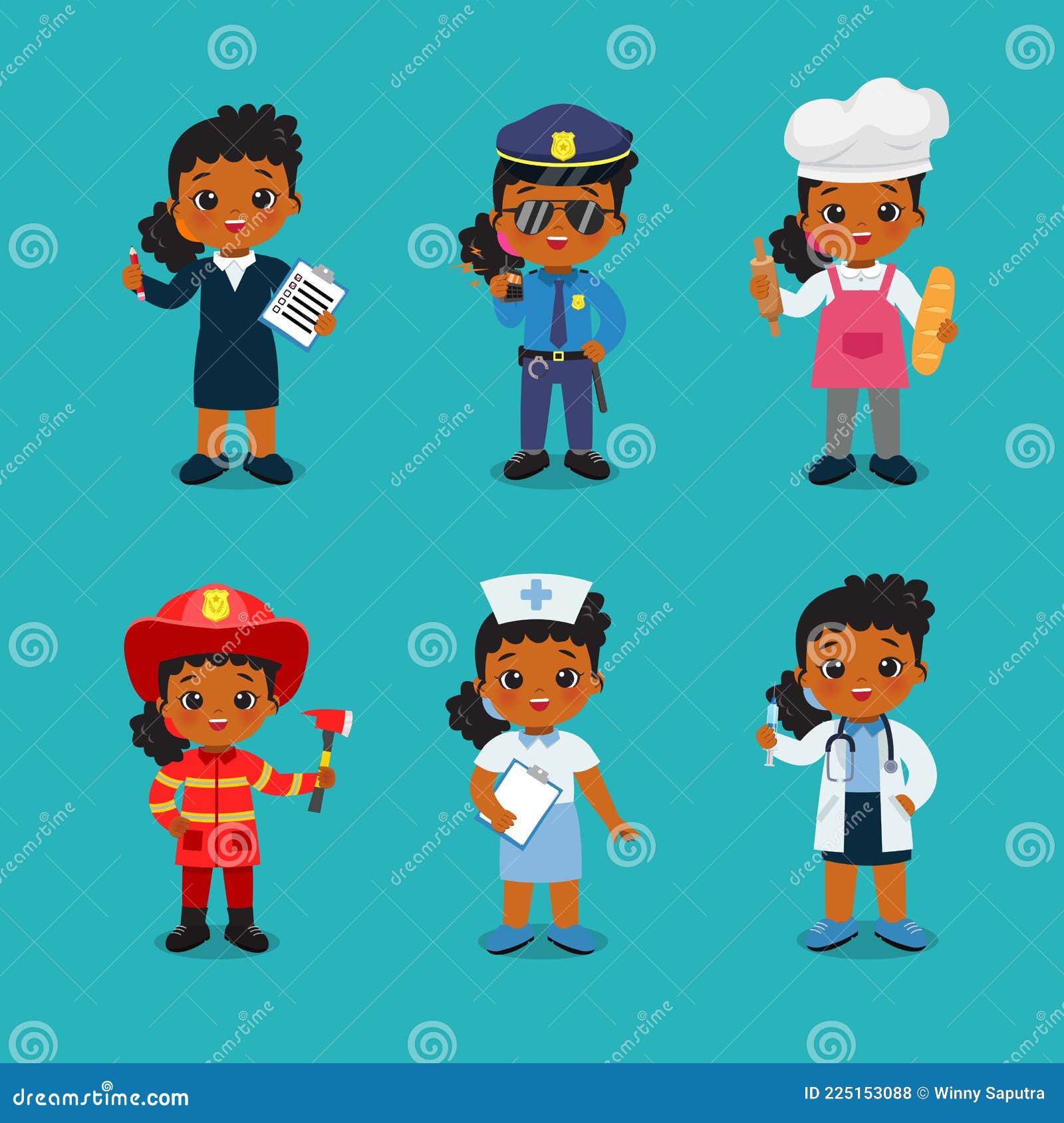 Different Profession Hats Stock Photography | CartoonDealer.com #18497084