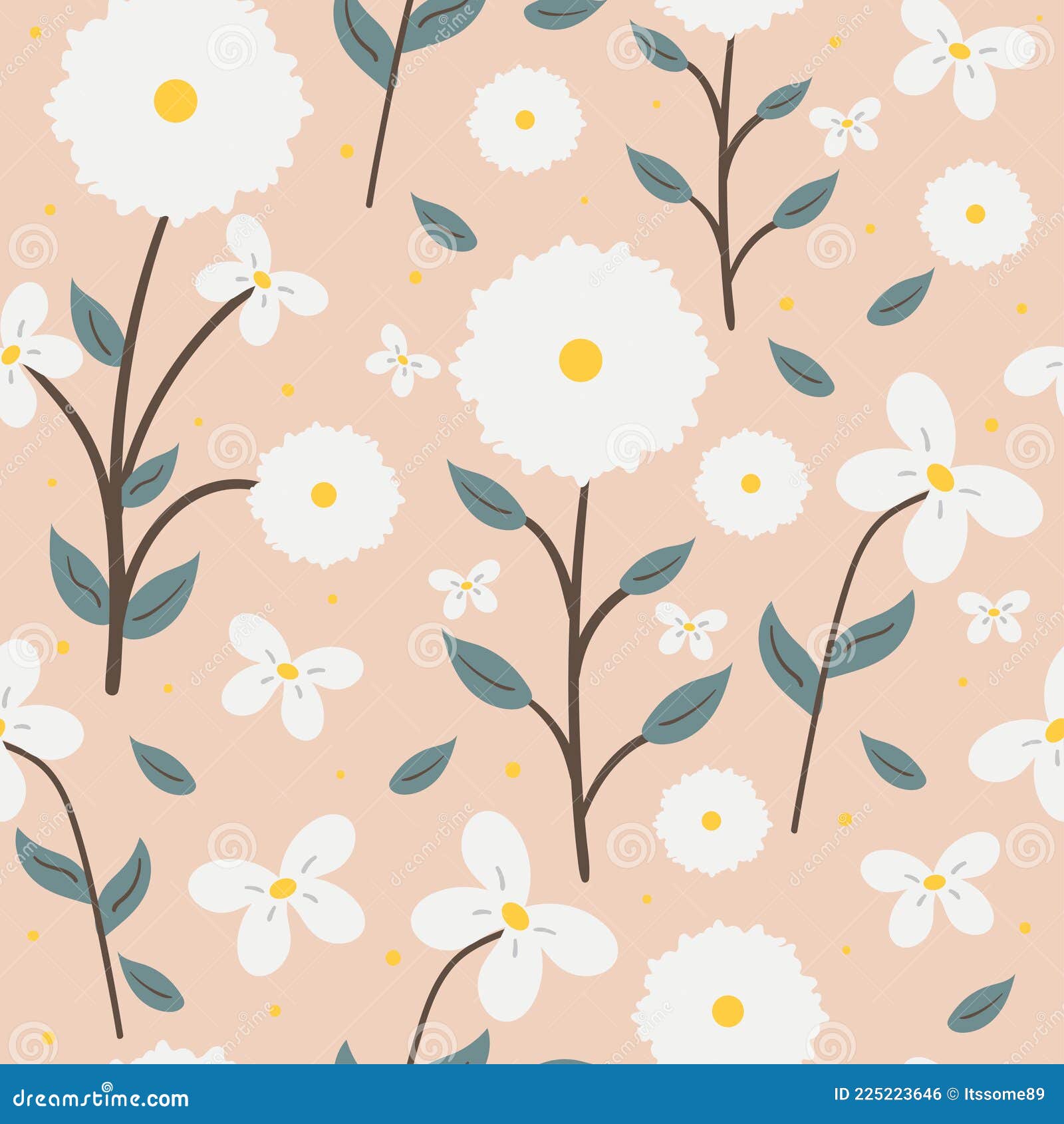 Flower Pattern Tumblr Themes