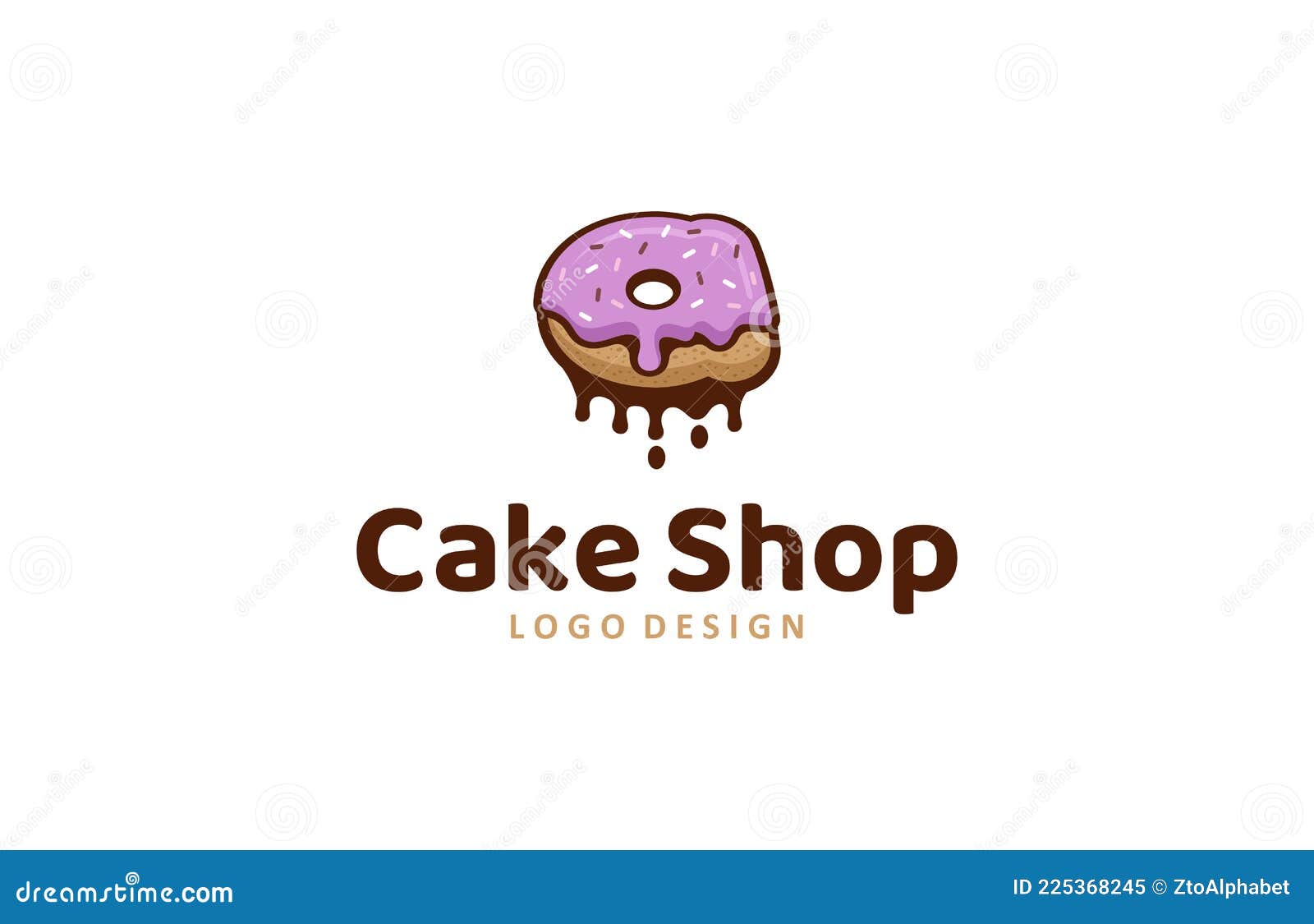Cake Shop Letter a Logo Template Stock Vector - Illustration of ...