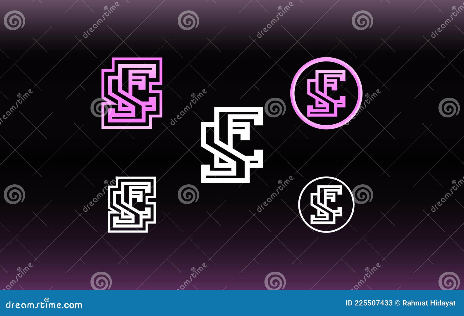 Initials SC Logo with a Bright Color is Suitable for E Sports Teams and ...