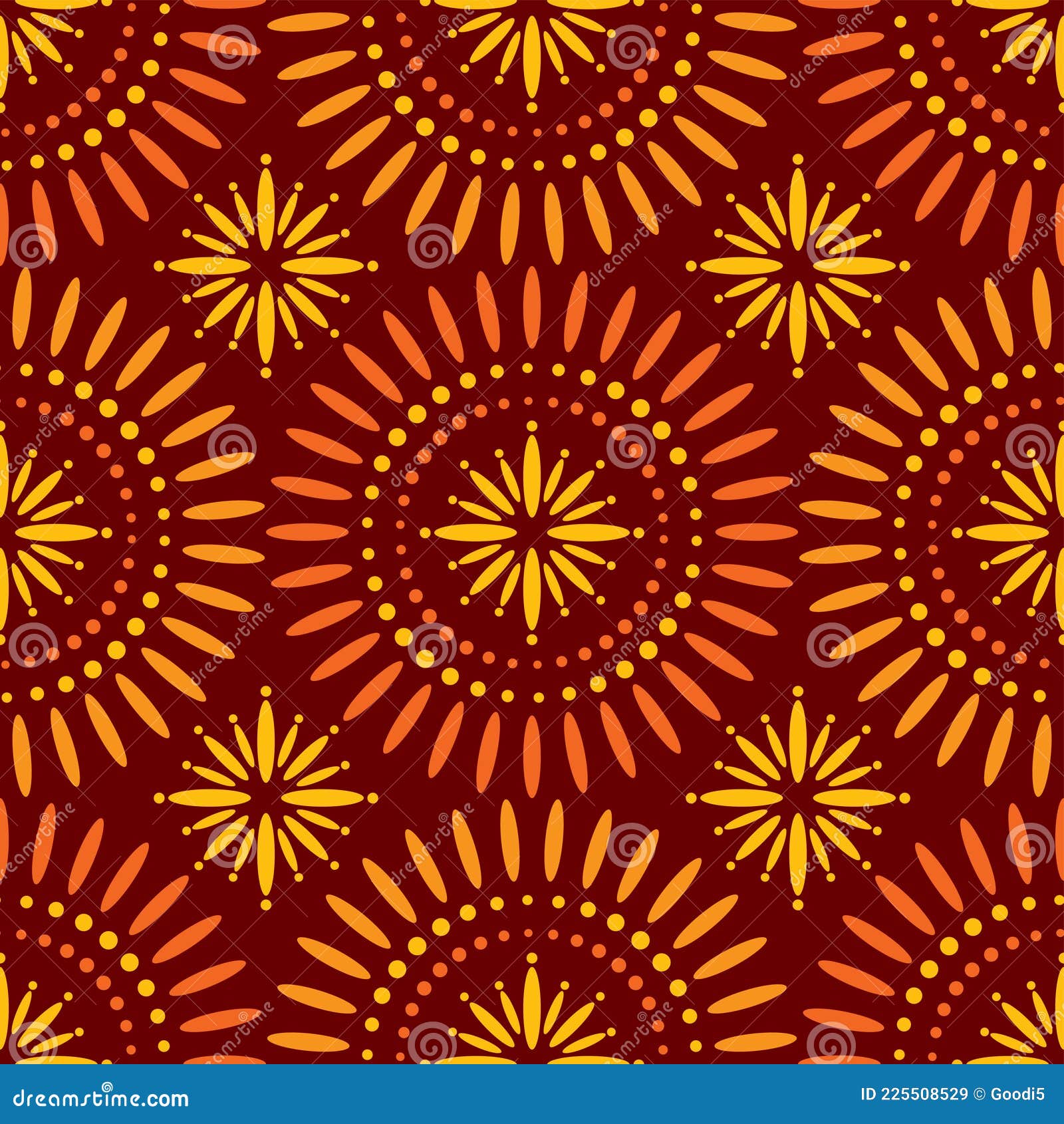 African Star Shweshwe Design Pattern Color Stock Vector - Illustration ...
