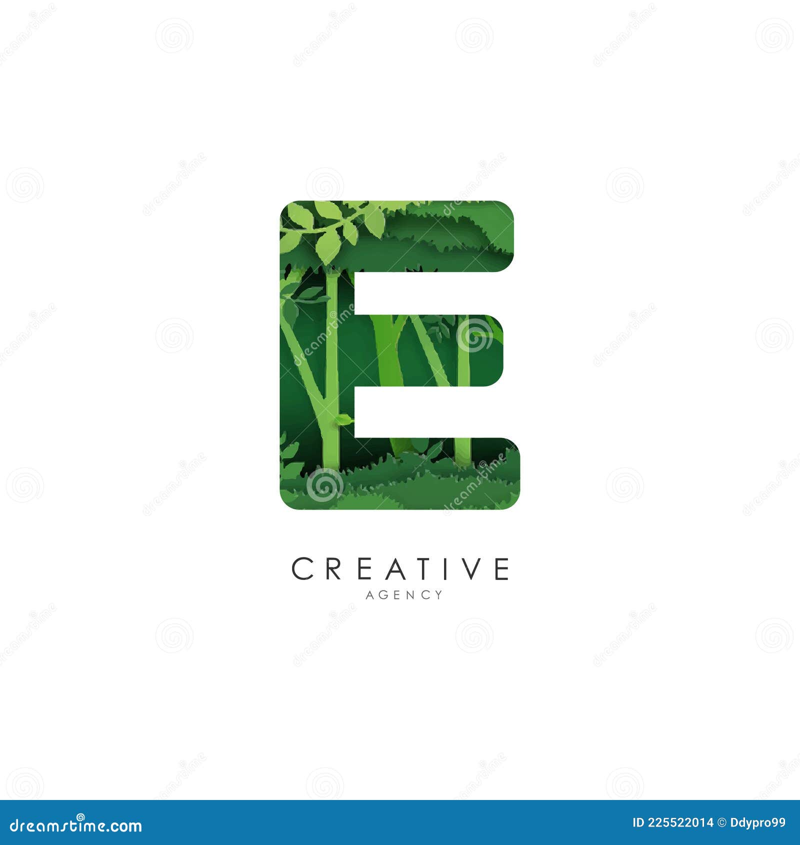 Stylish Eco-friendly Alphabet Logo of Colorful Engraved Paper Cut ...