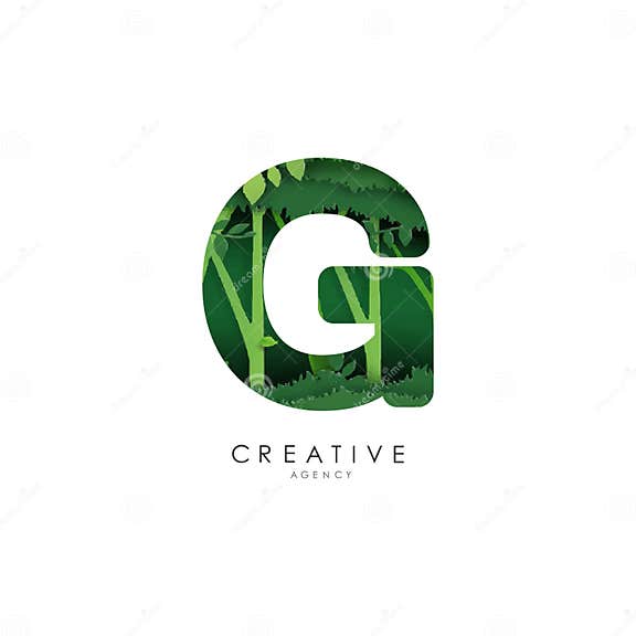 Stylish Eco-friendly Alphabet Logo of Colorful Engraved Paper Cut ...