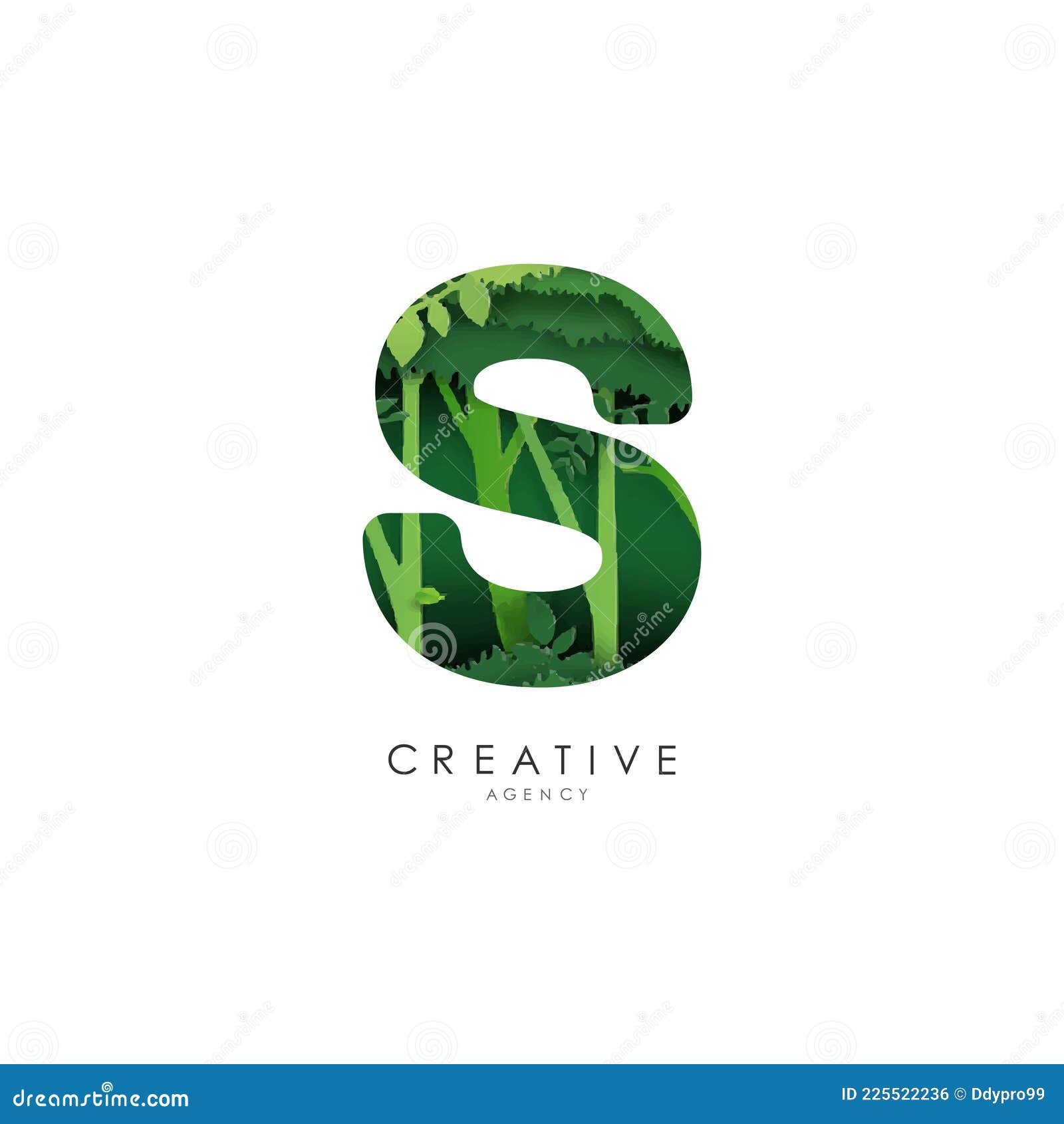 Stylish Eco-friendly Alphabet Logo of Colorful Engraved Paper Cut ...